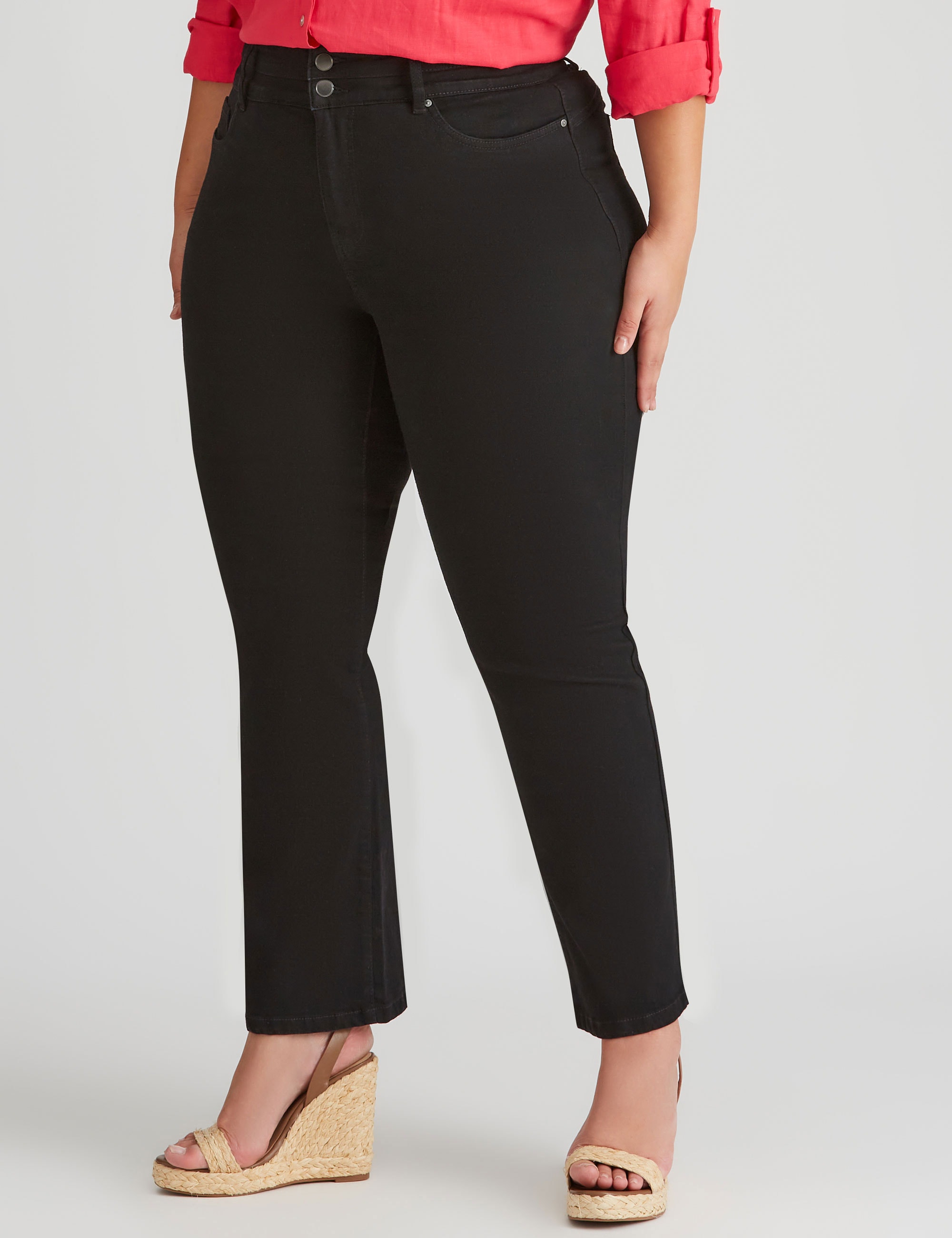 Womens Autograph Denim Bootleg Regular Jeans - Plus Size