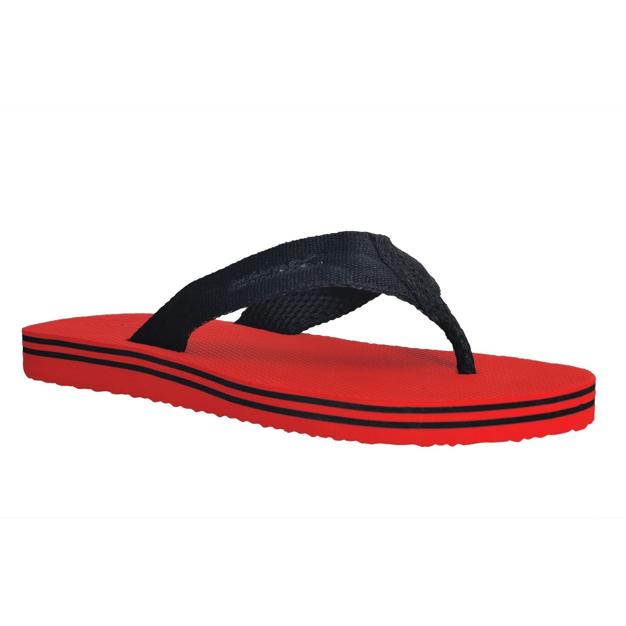 Regatta Mens Rico Flip Flops (True Red/Black)