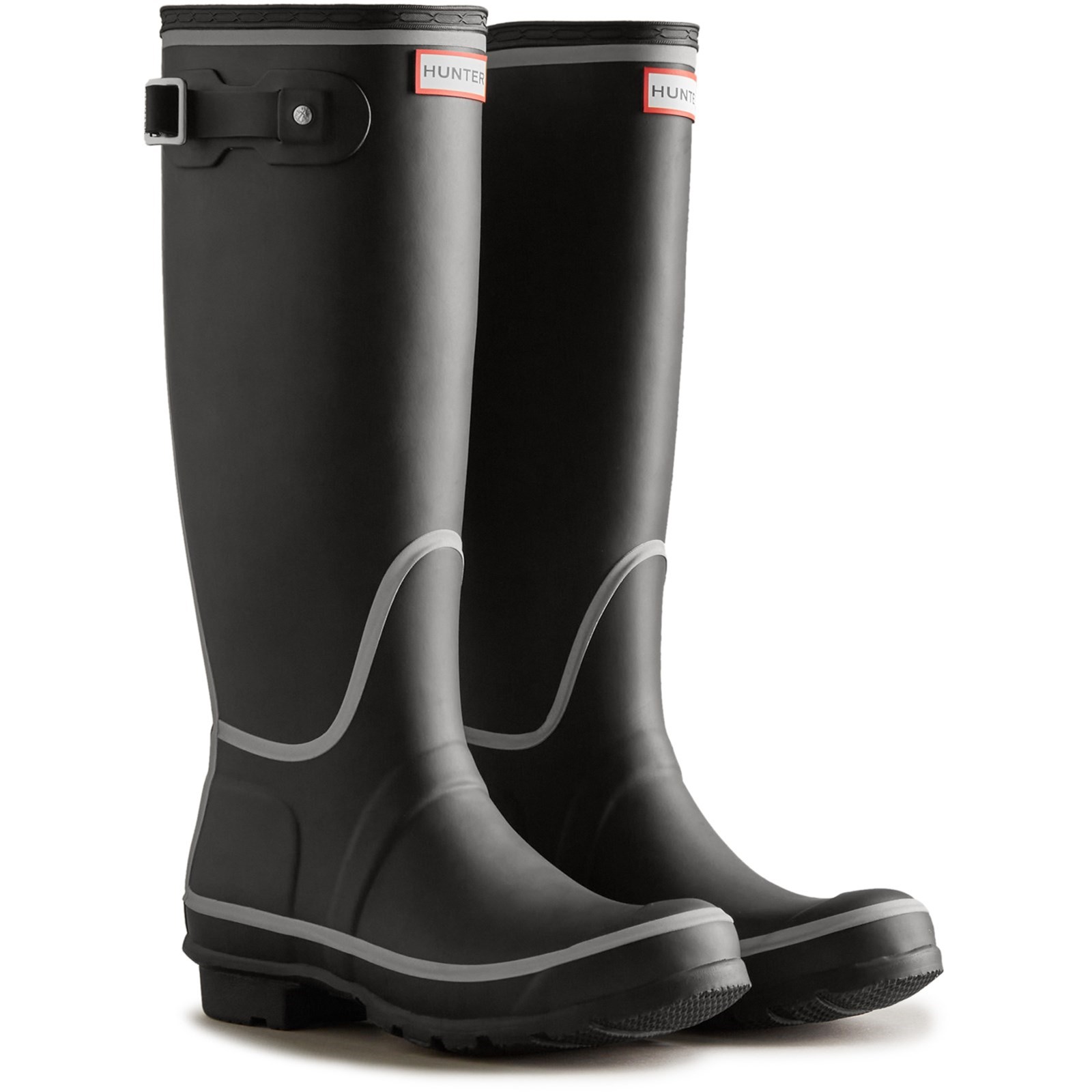 Hunter Original Tall Reflective Outline Patterned Wellingtons