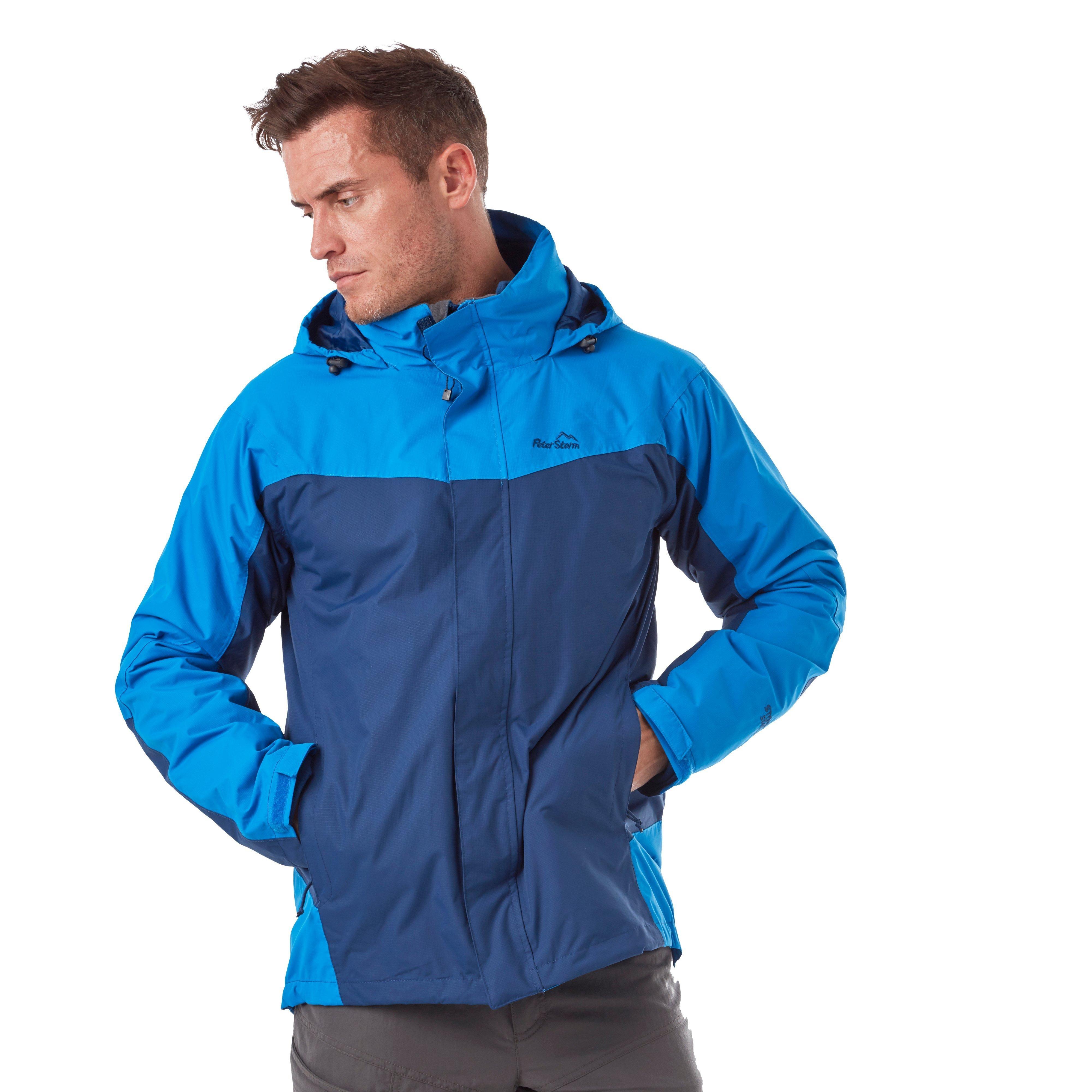 Peter Storm Men's Lakeside 3 in 1 Waterproof Jacket with Rollaway Hood ...