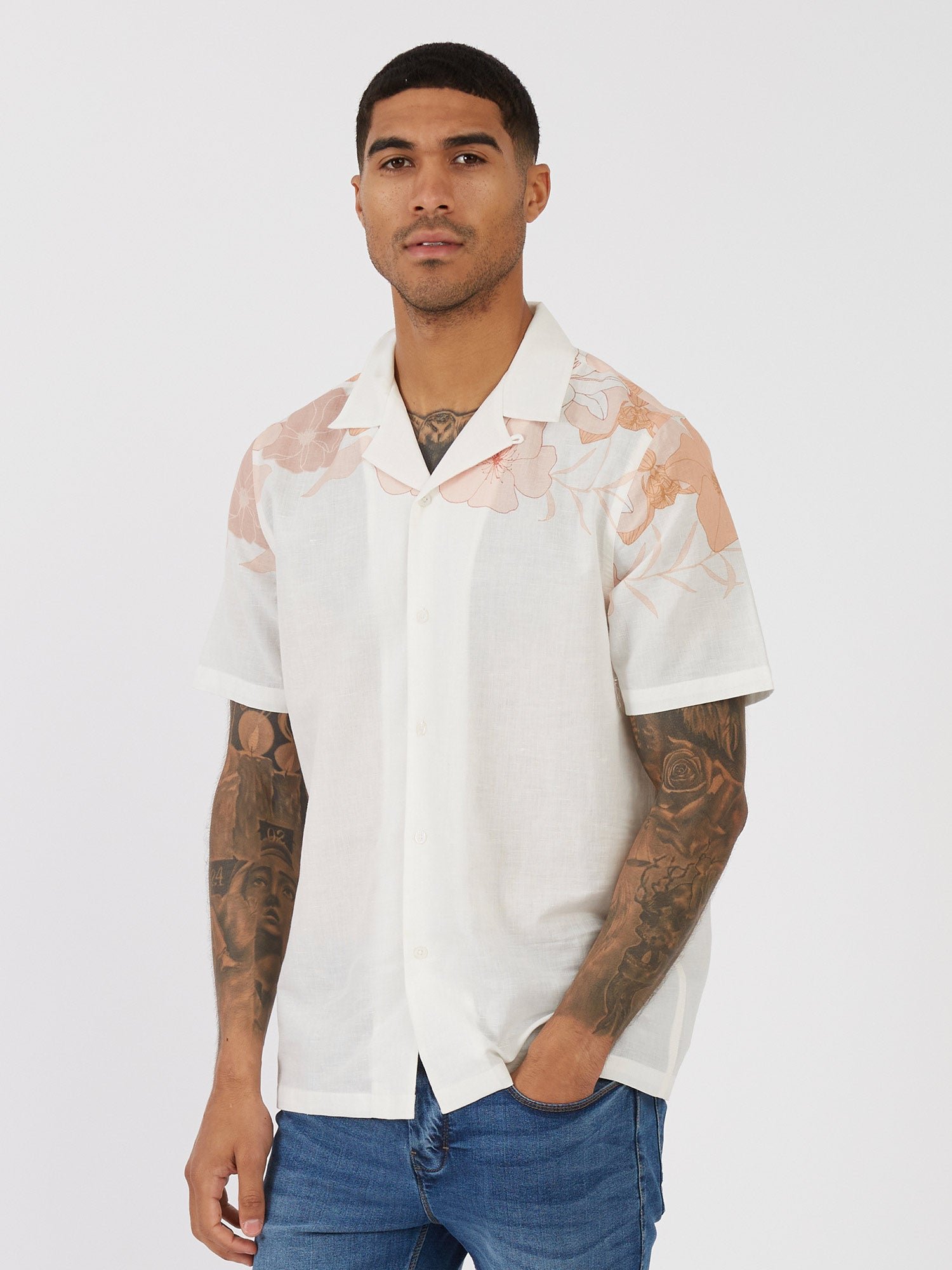 Luke 1977 Havanah 55 Tailored Fit Shirt White