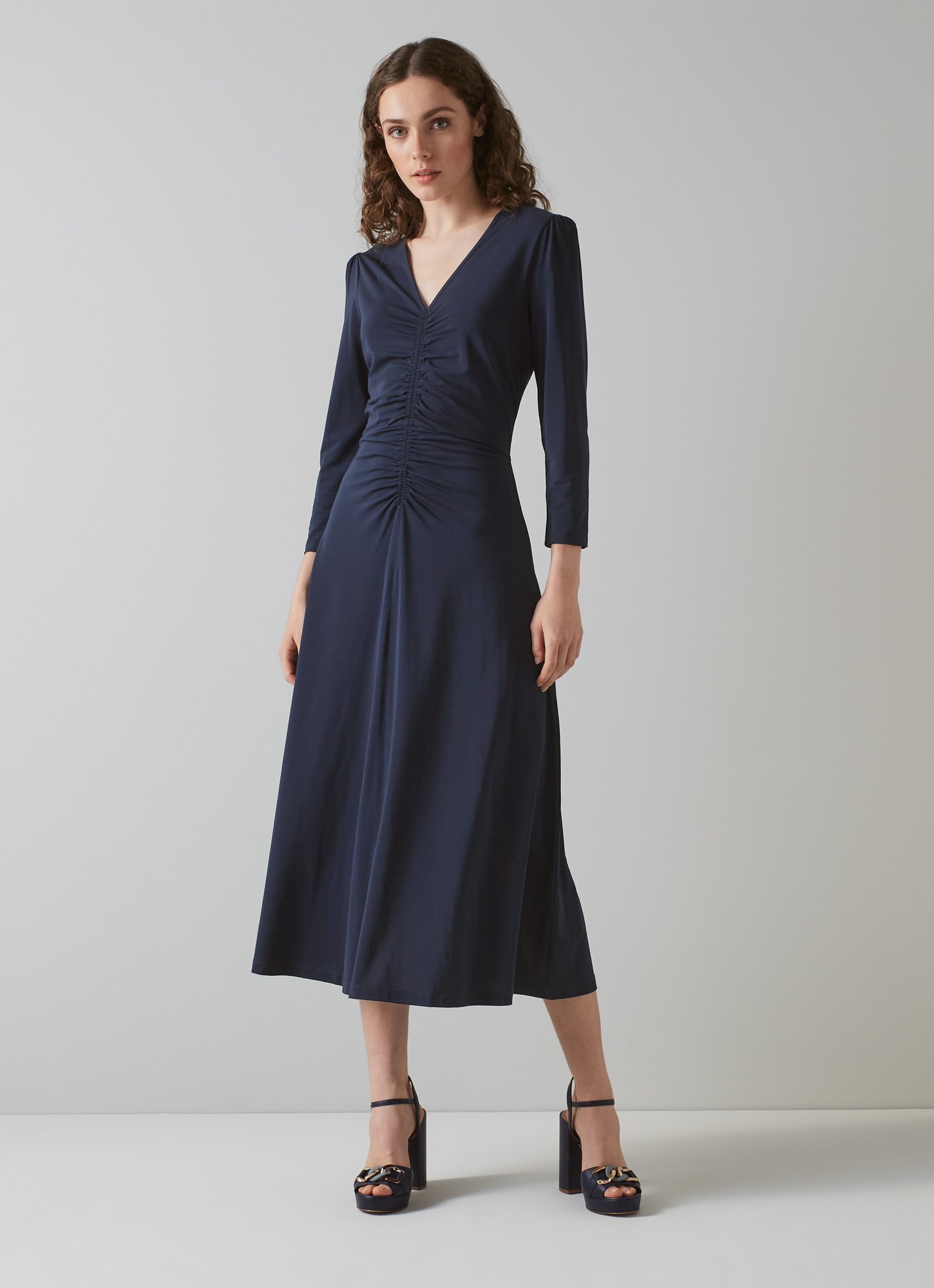 LK Bennett Lottie Dresses, Navy