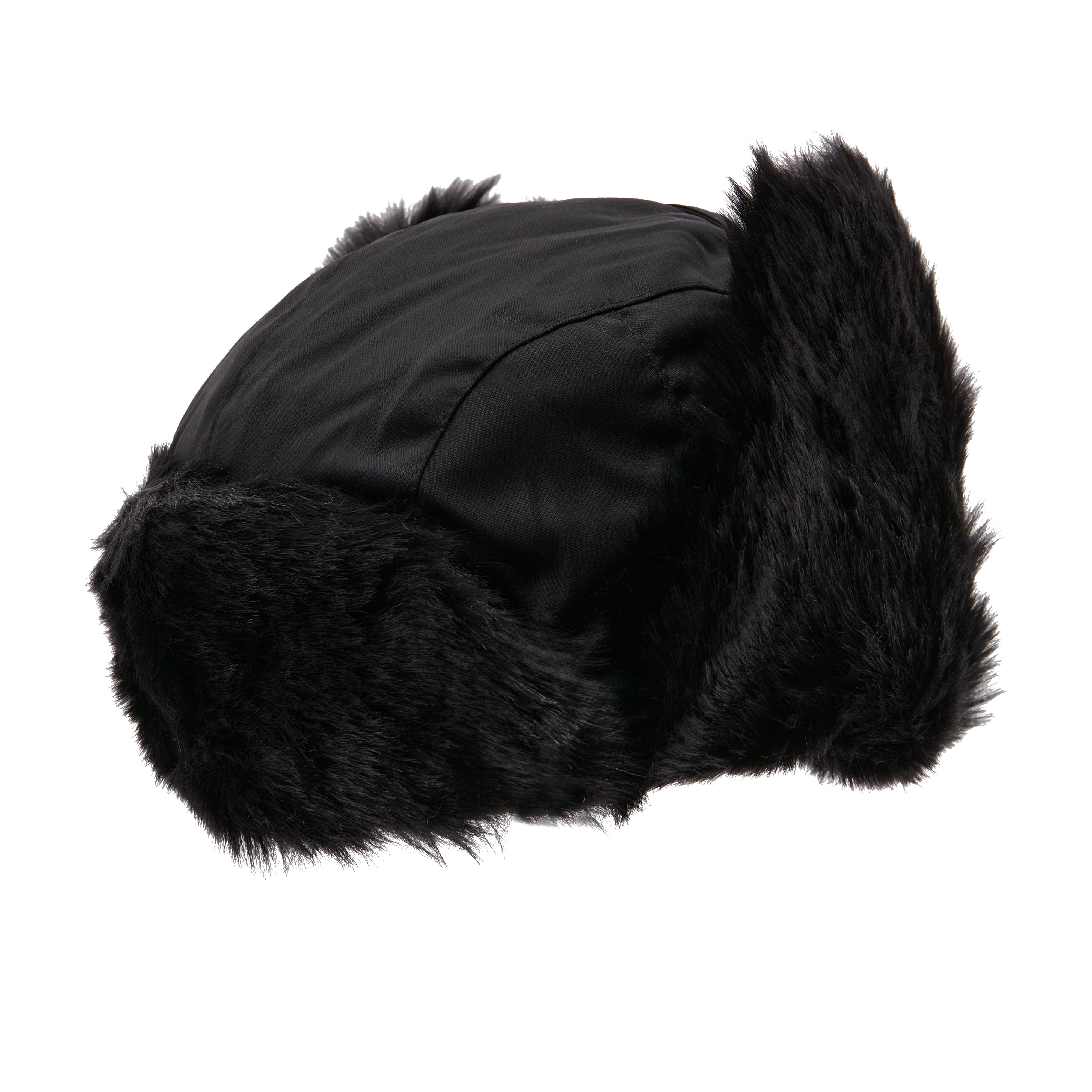 THE EDGE Women's Adjustable Design Furry Trapper Hat