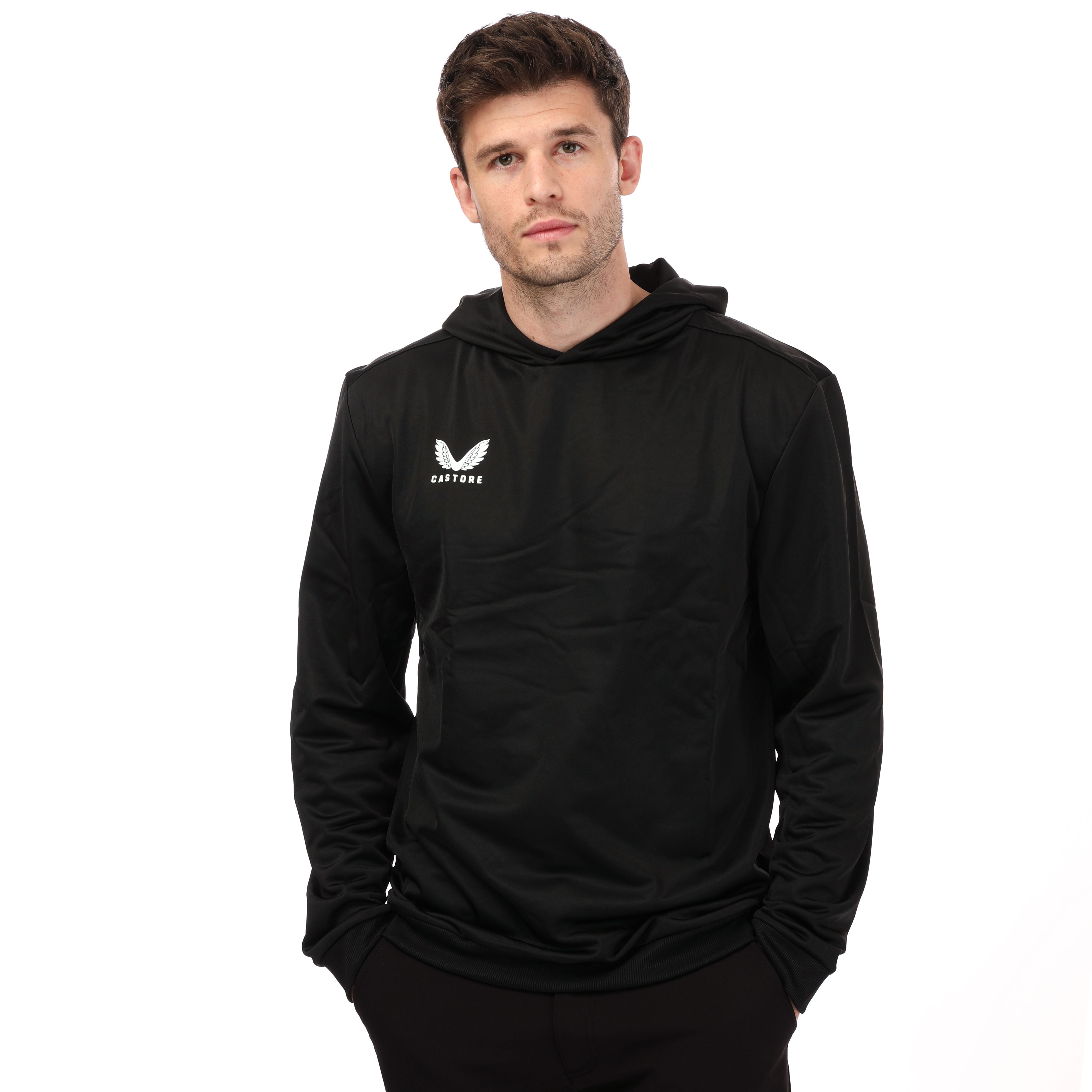 Men's Castore Logo Hoody in Black