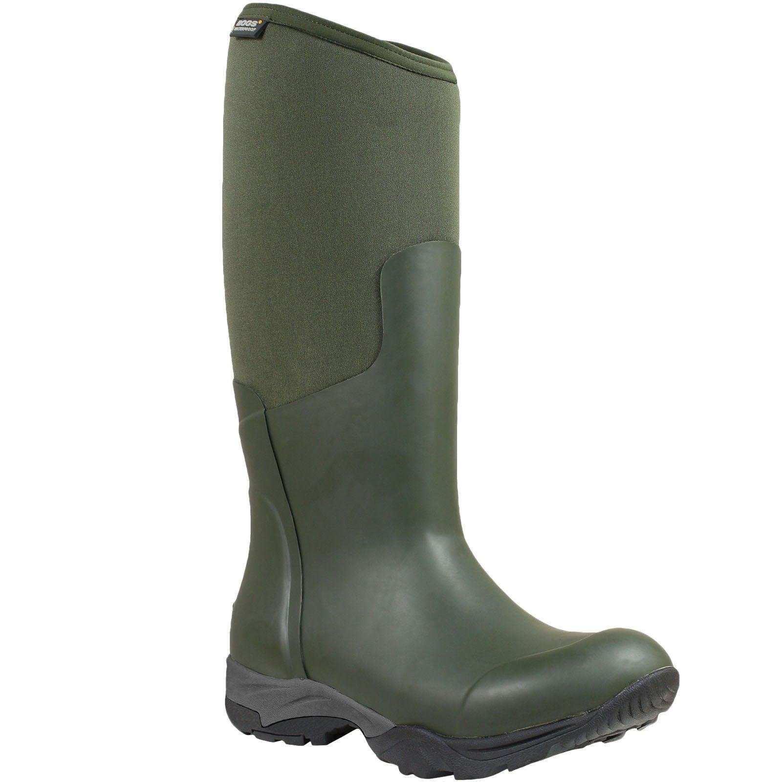 Bogs Essential Rubber Olive Womens Wellington Wellie Boots