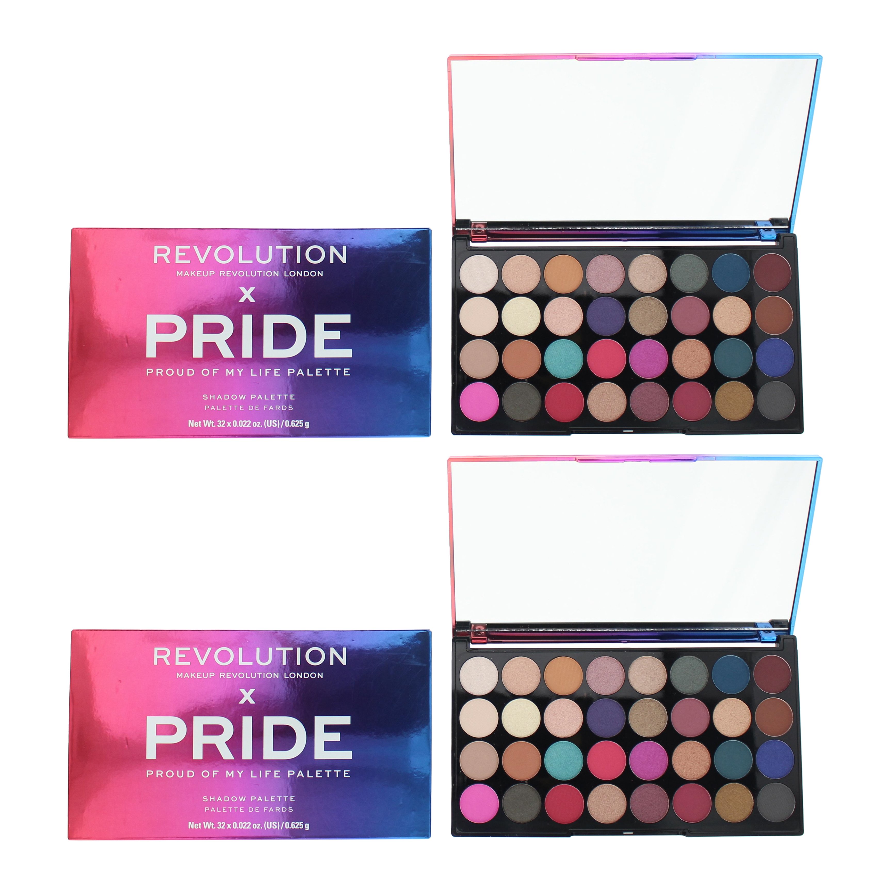Revolution Pride Proud Of My Life Eyeshadow Palette 20g x 2