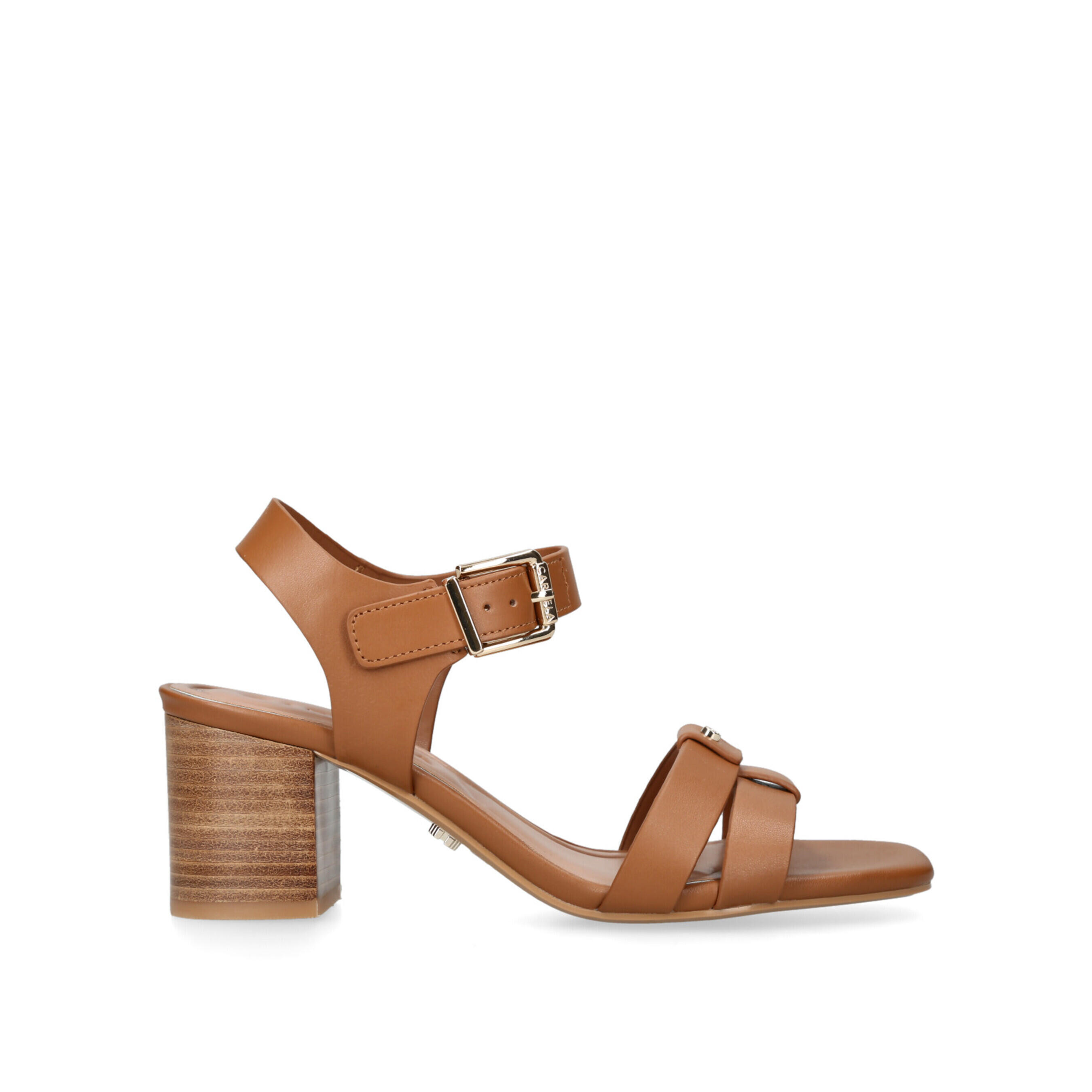 Carvela Leather City Break Sand 80 Sandals