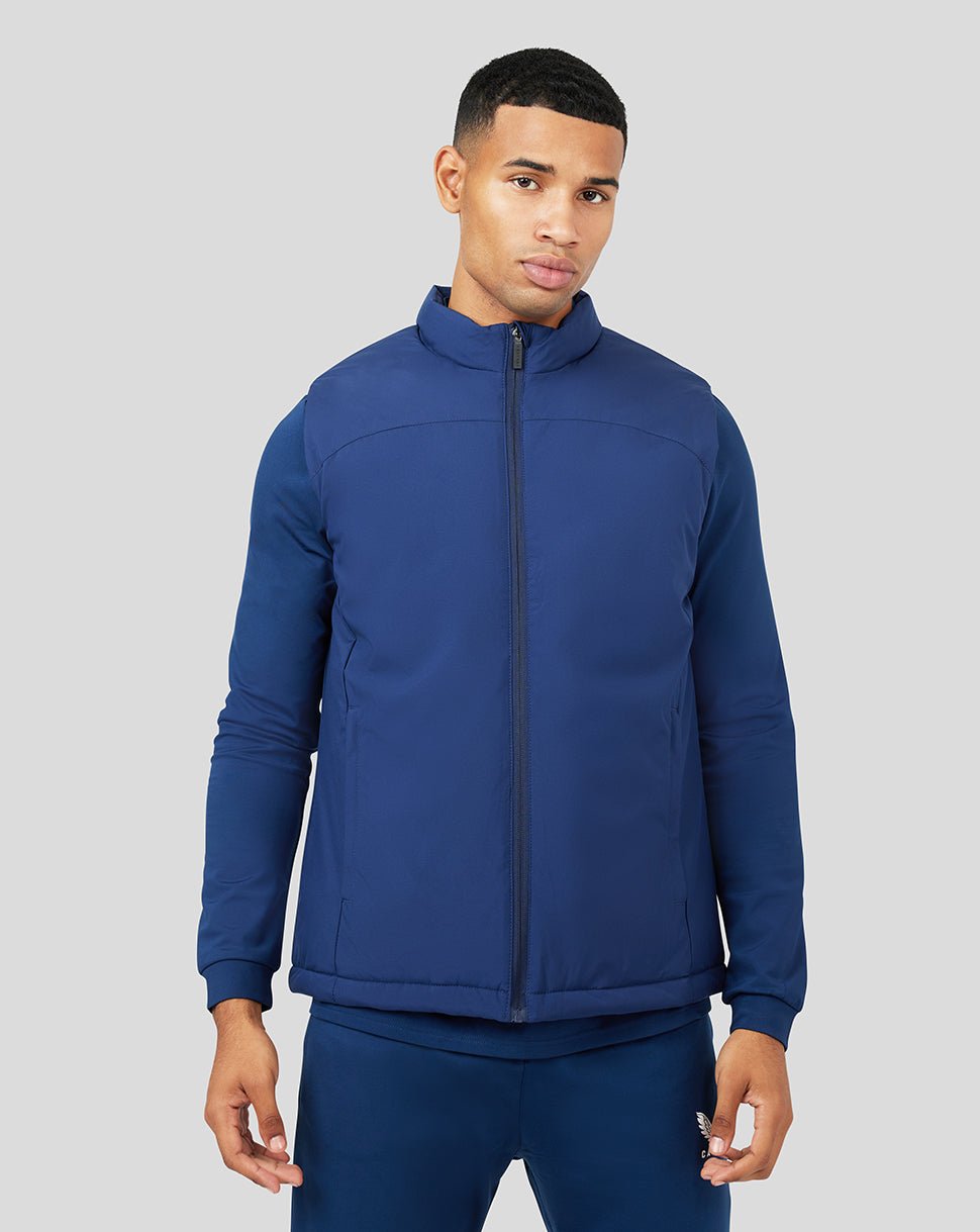 Mens Castore Padded Gilet in Navy