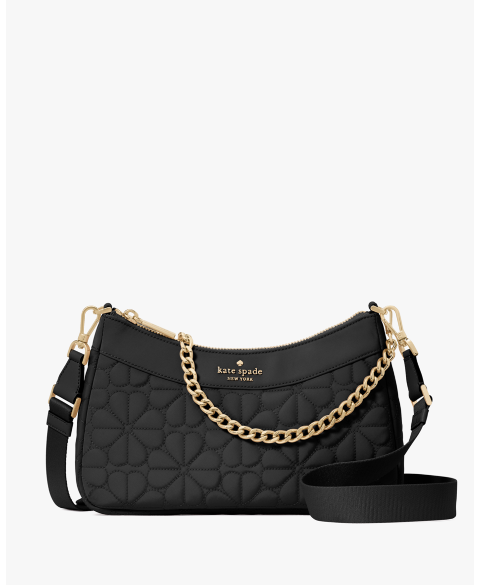 Spade Flower Quilted Spade Flower Quilted Poly Medium Convertible Crossbody