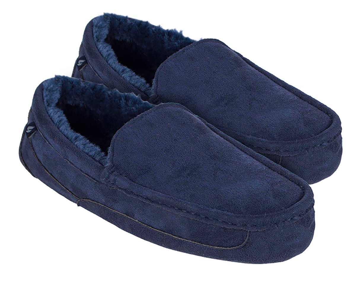 Mens Fleece Lined Slippers by Heat Holders
