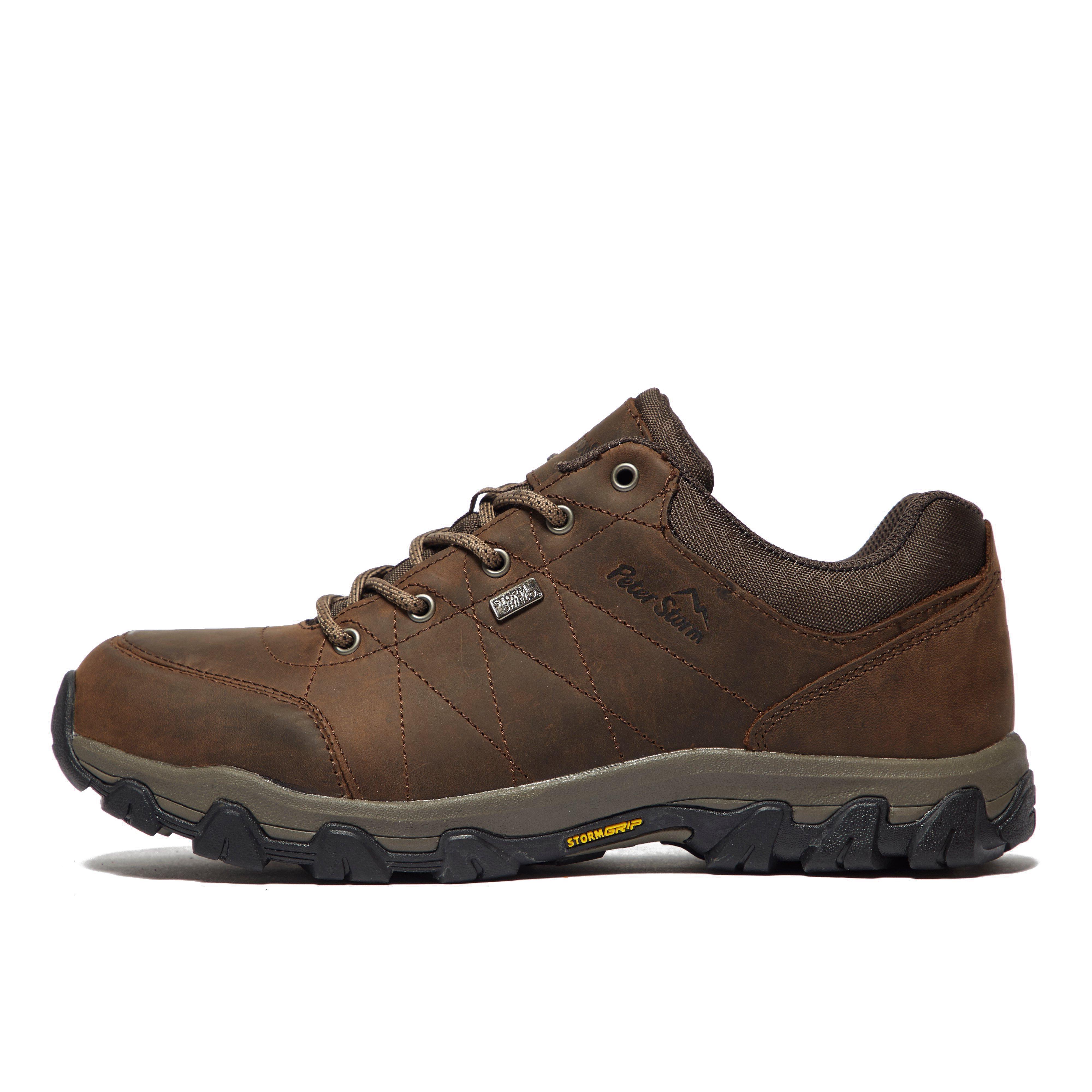 Peter Storm Men's Lindale Leather Waterproof Walking & Hiking Shoes ...