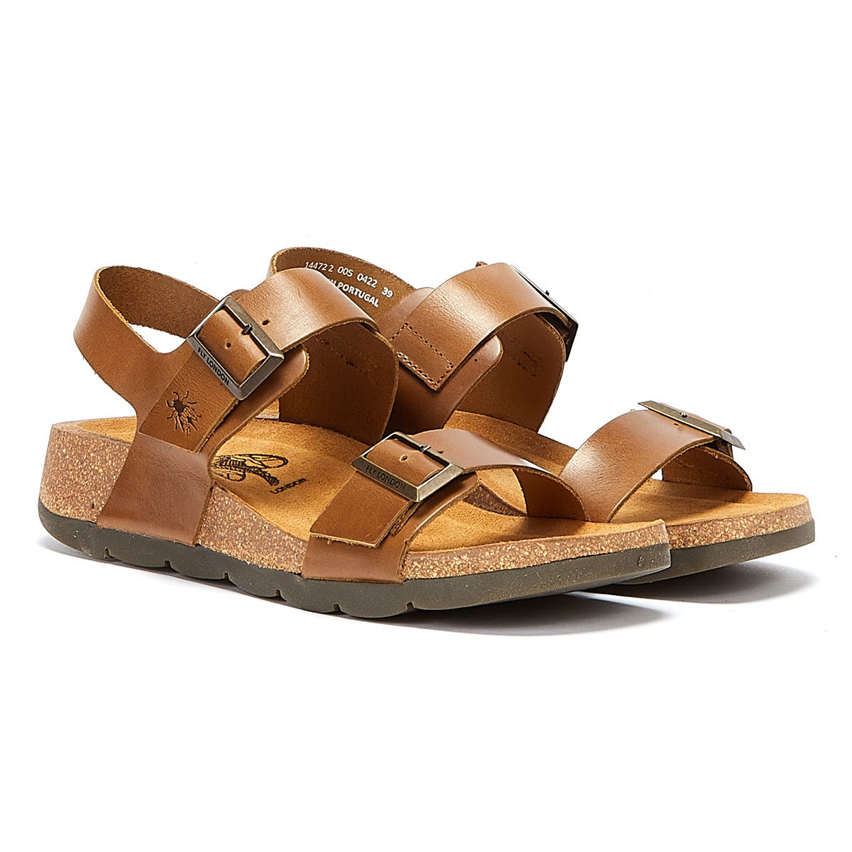 Fly London Ceke Womens Camel Sandals