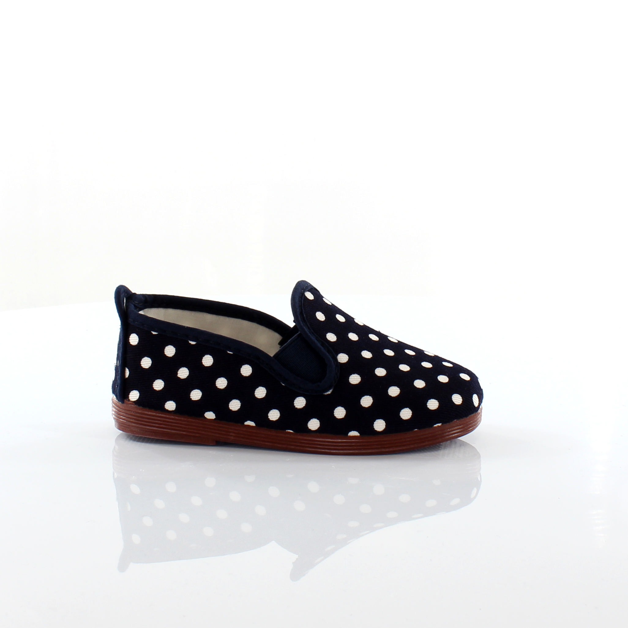 Flossy Style Gallur Navy/White Plimsolls