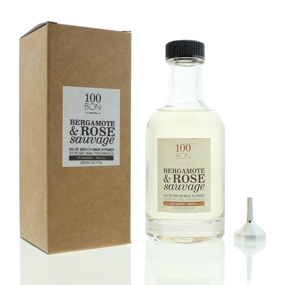100 Bon Bergamote & Rose Sauvage Refill Eau de Parfum 200ml
