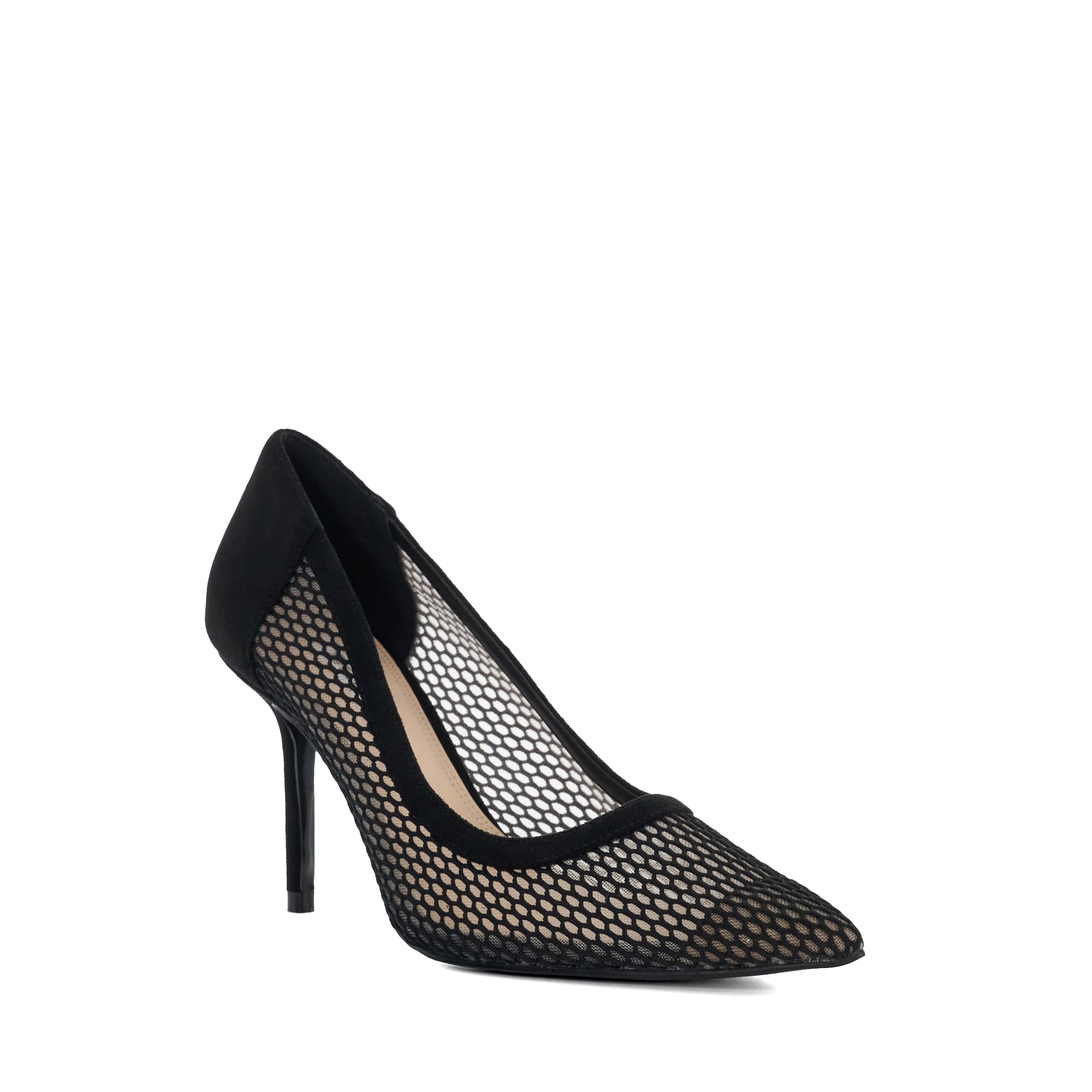 Dune Ladies Accept - Pointed Toe Mesh Court Shoes