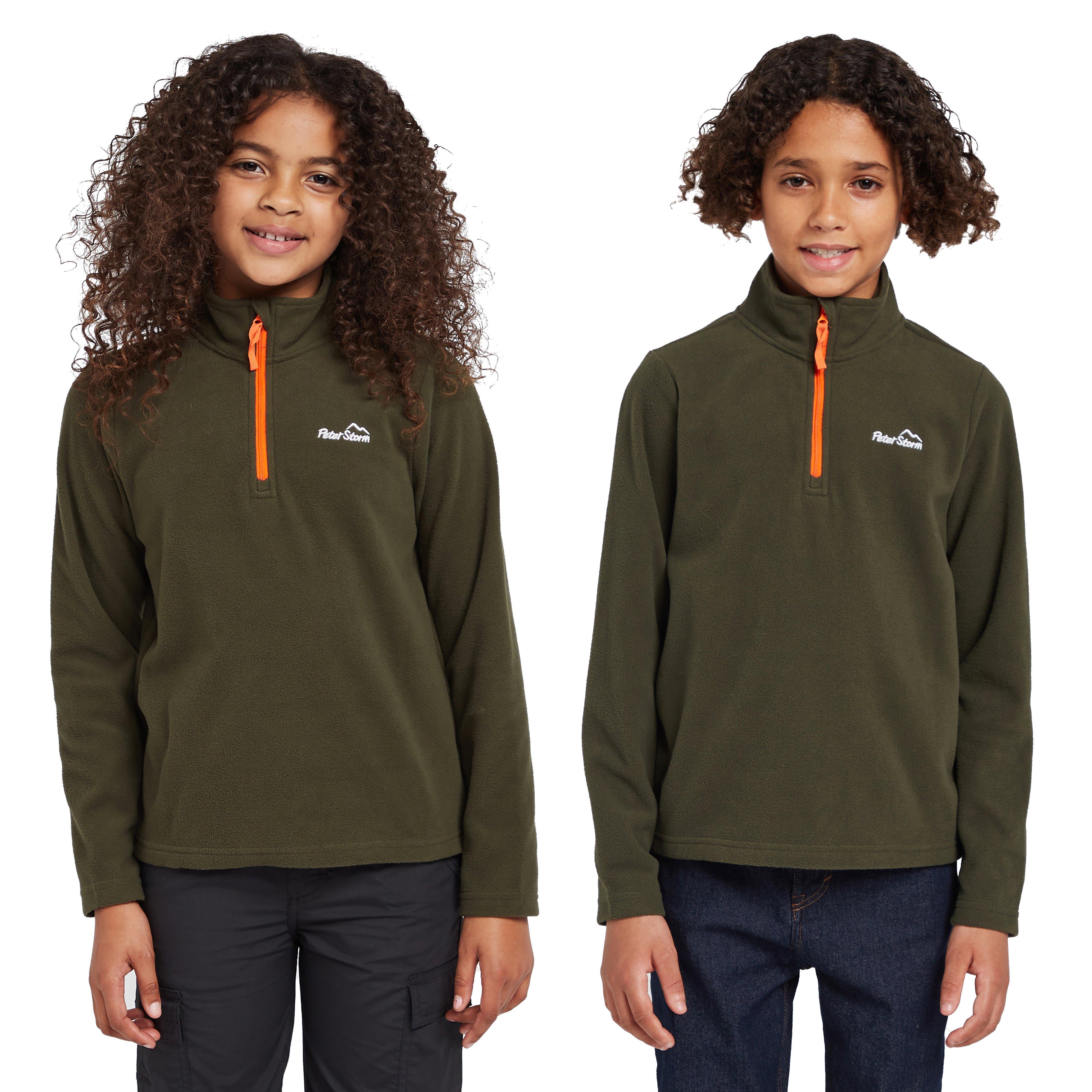 Peter Storm Kids' Bracken Lightweight Half Zip Fleece, Walking & Hiking ...
