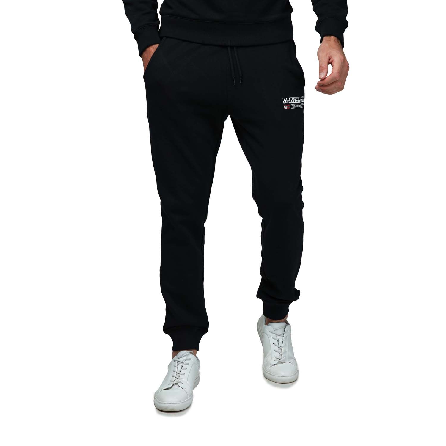 Men's Napapijri Kasba Logo Jog Pants in Black