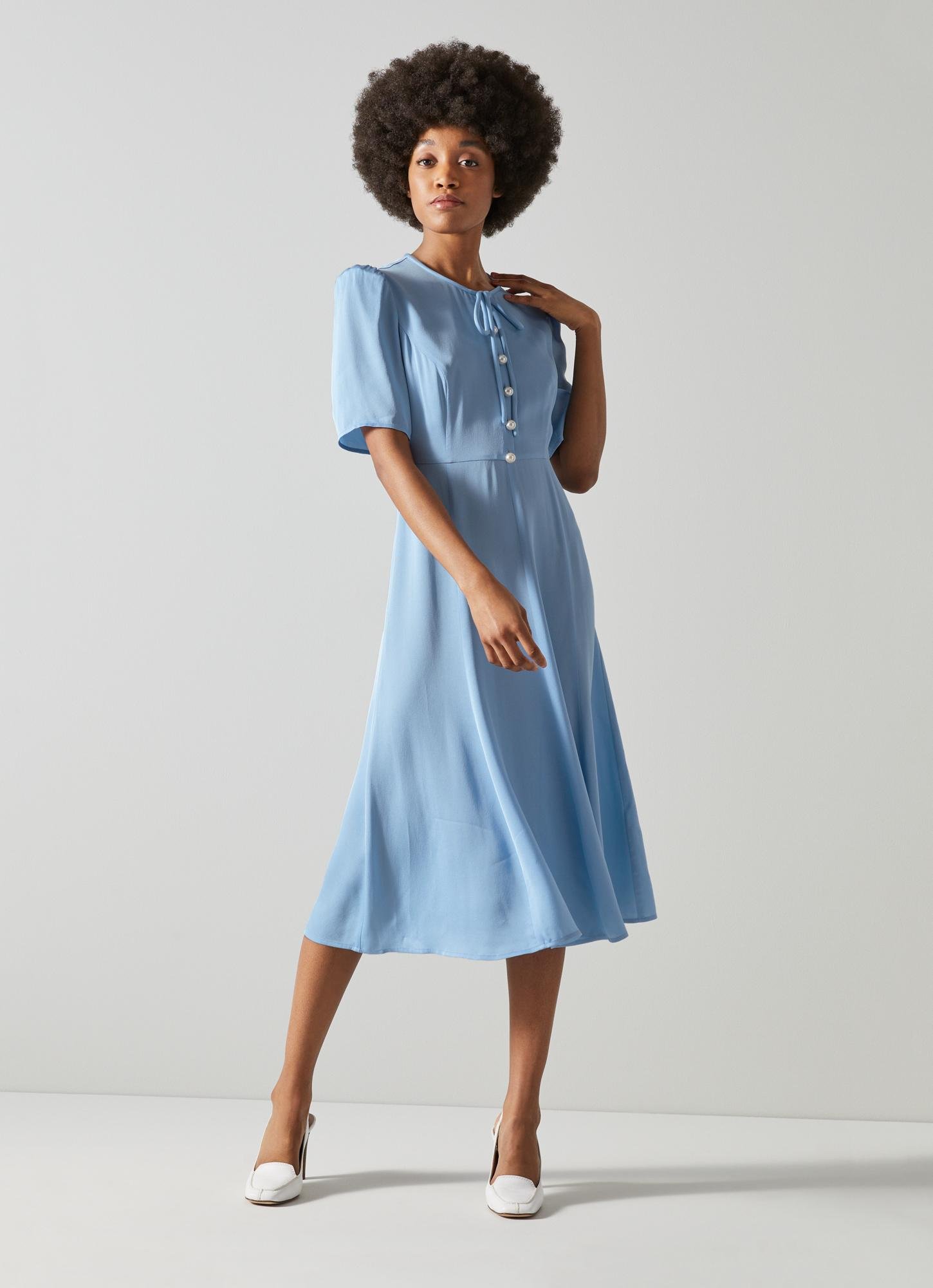 LK Bennett Montana Dresses, Hyacinth