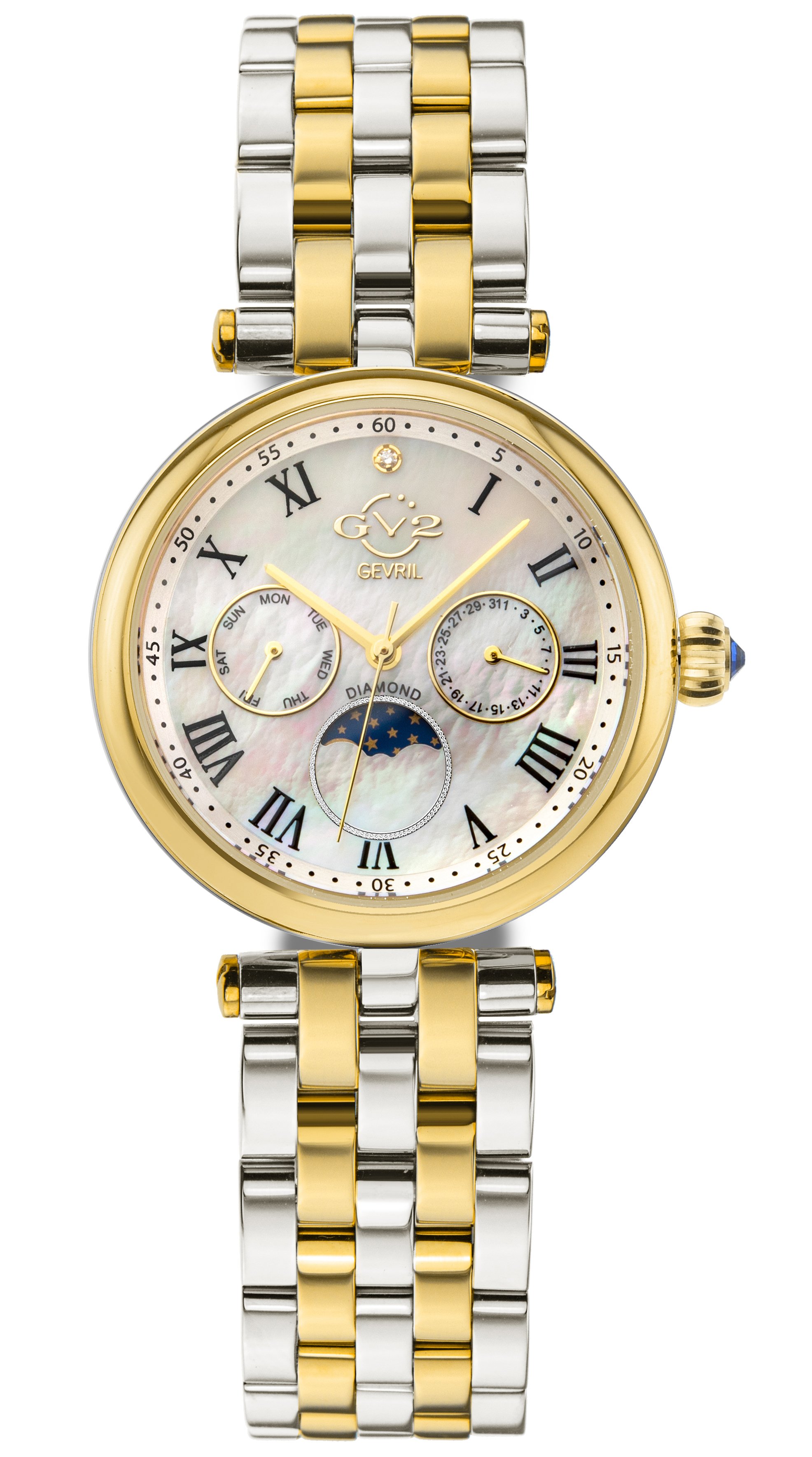 GV2 Florence Mother of Pearl Dial Diamond 12515 Swiss Quartz Watch