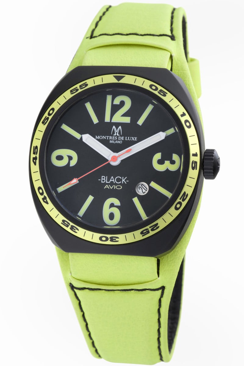 Montres de luxe: mens avio black watch