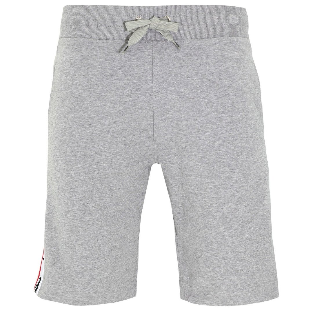 Moschino Branded Tape Legs Grey Shorts