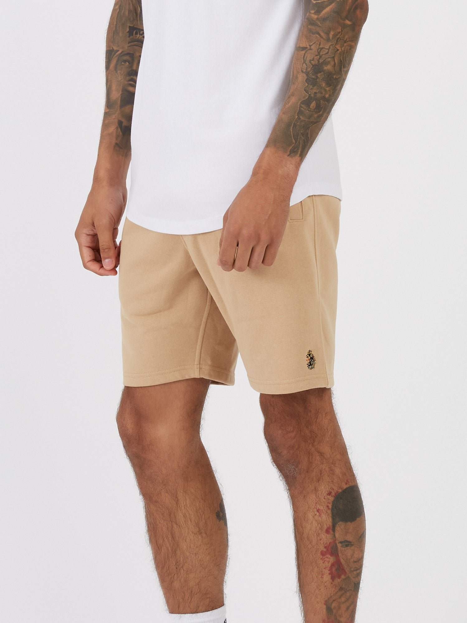 Luke 1977 Men's Amsterdam 2 Sweat Shorts in Stone