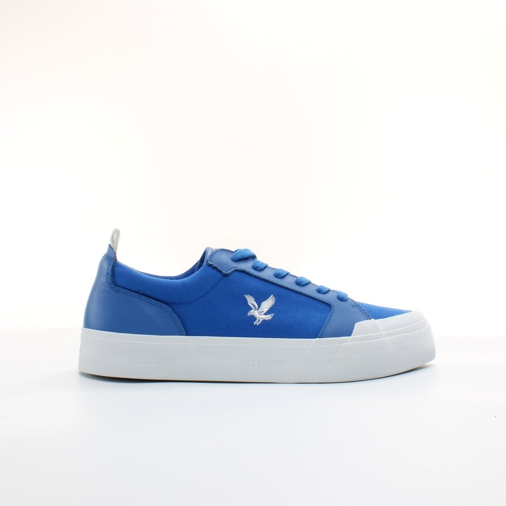 Lyle & Scott Dawson Blå träningsskor för herrar