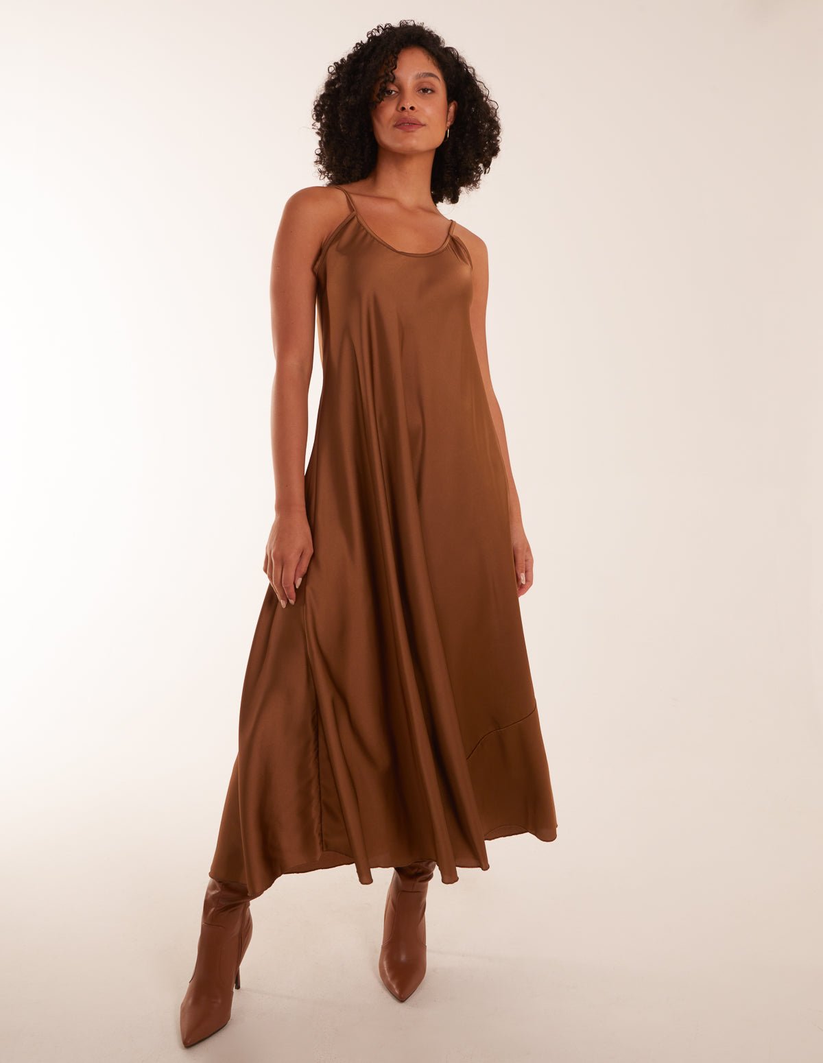 Satin Cami Maxi Dress