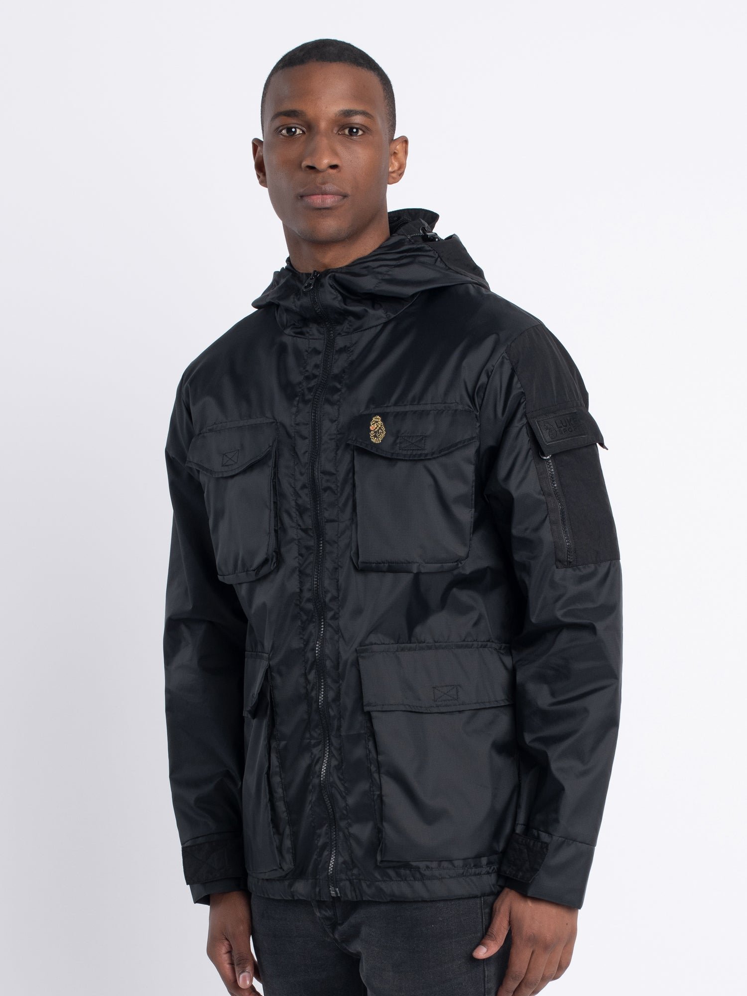 Luke 1977 Men's Curation Technical Lightweight Jacket in Black