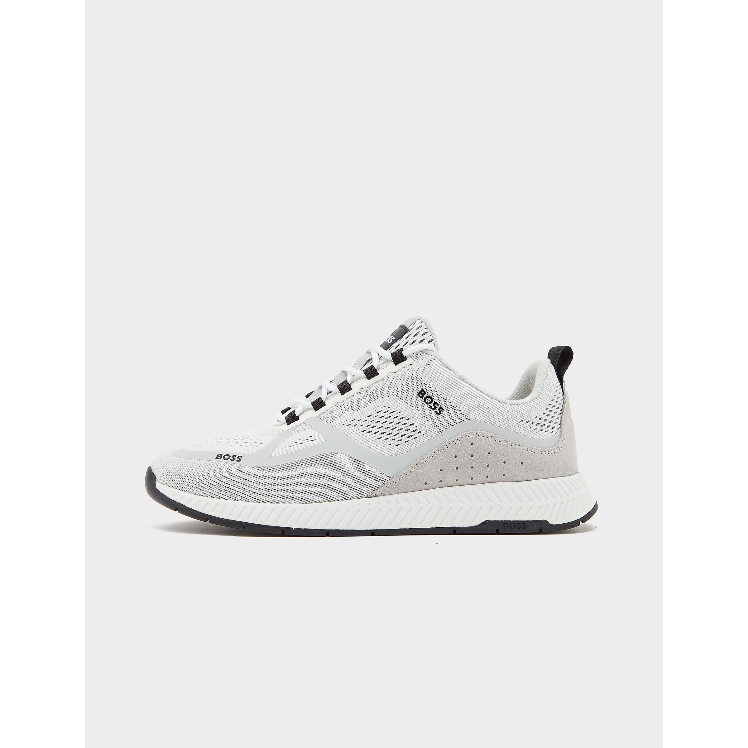 Men's Hugo Boss Titanium Run Trainers in Natural