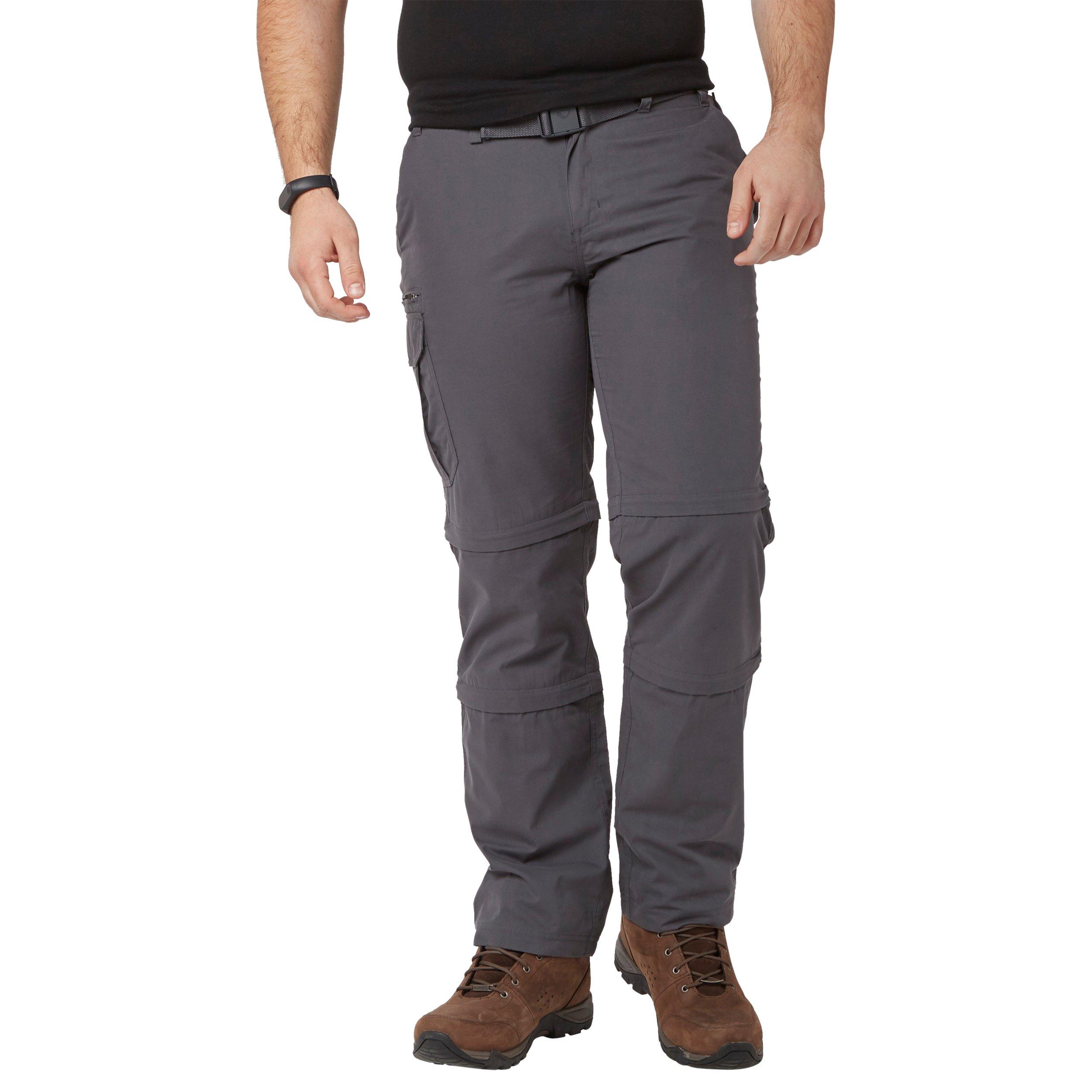 Brasher Men's Double Zip-Off Convertible Water Resistant Walking ...