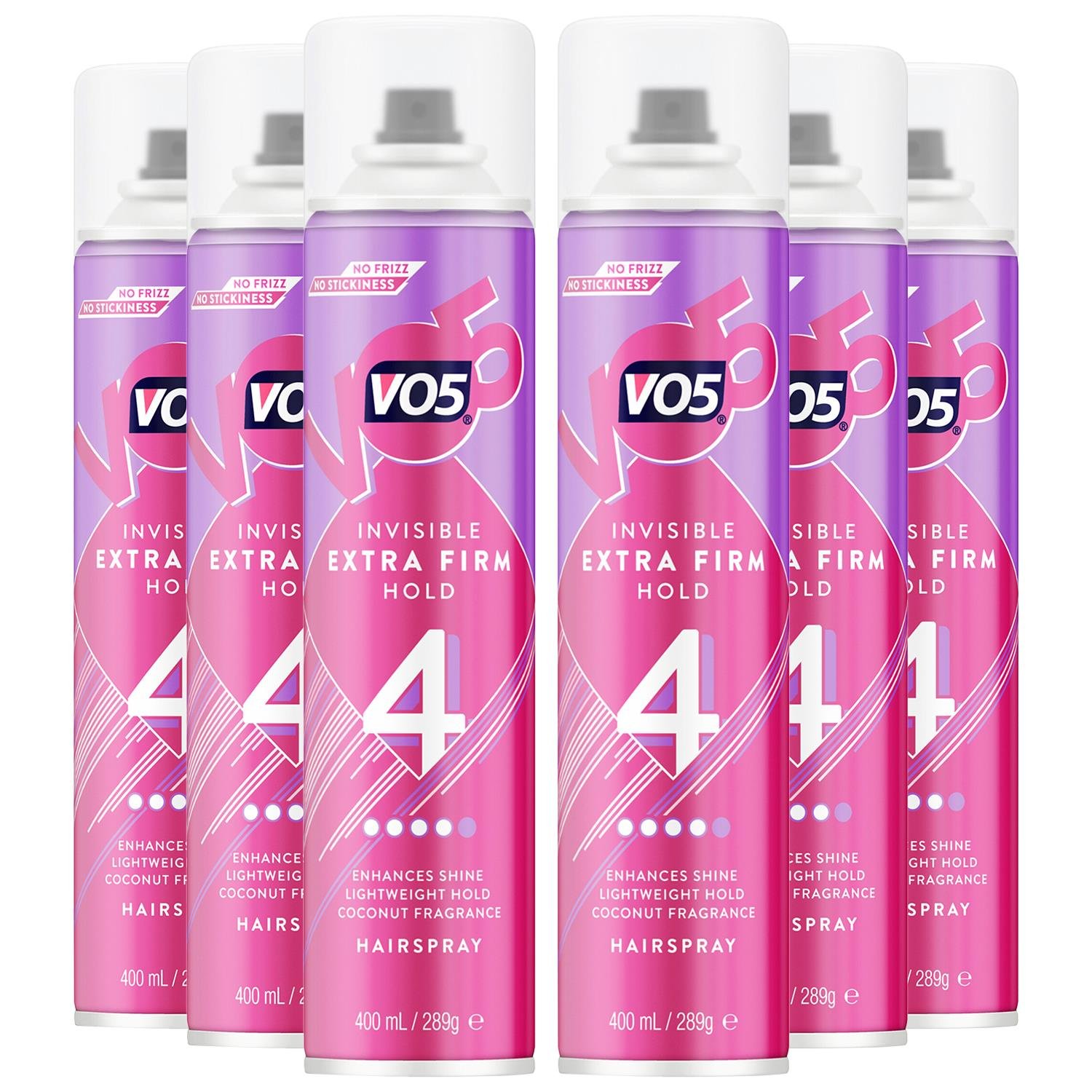 VO5 Invisible Firm Hold Hair Spray with 24 Hours Humidity Protection ...