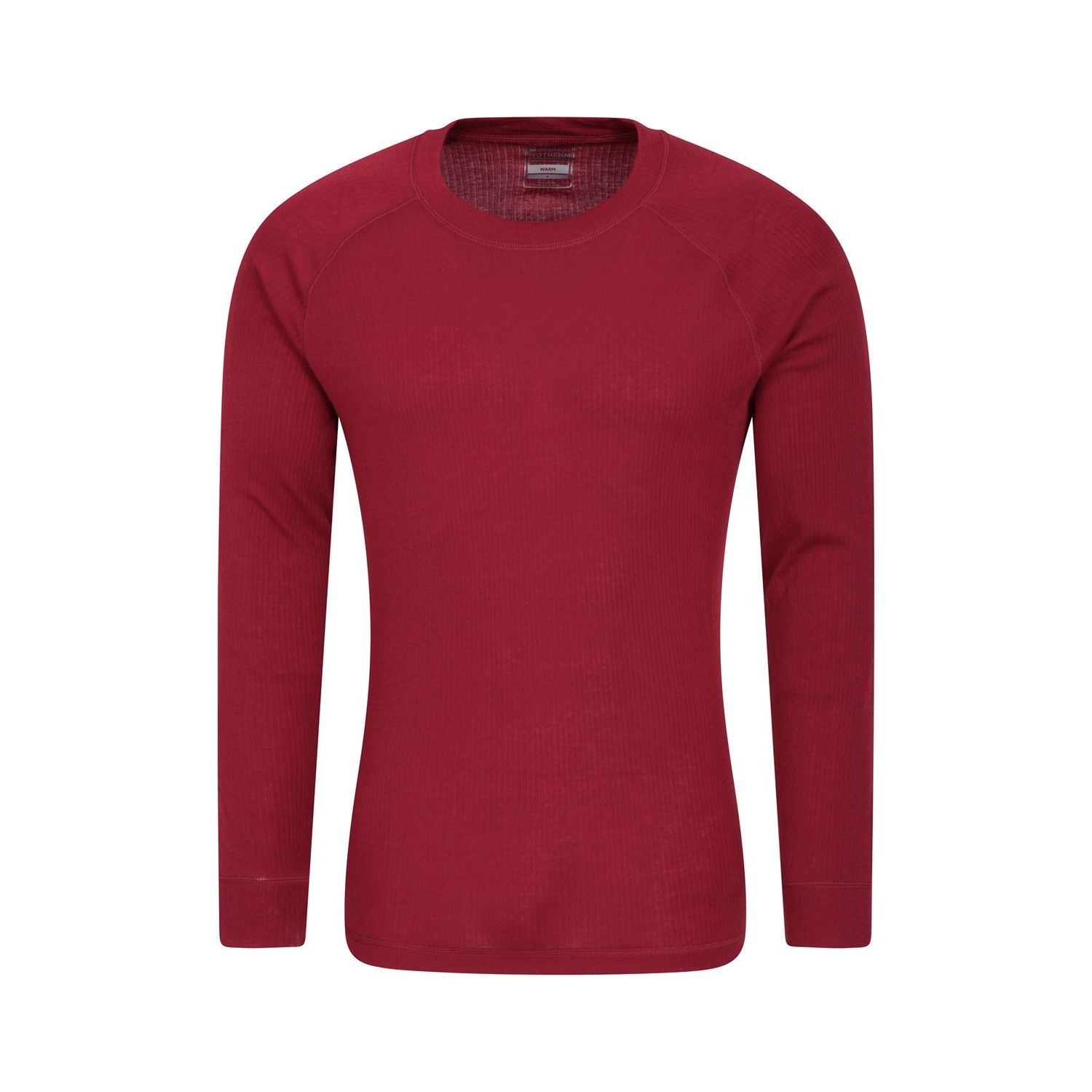 Mountain Warehouse Mens Talus Round Neck Long-Sleeved Thermal Top (Red)
