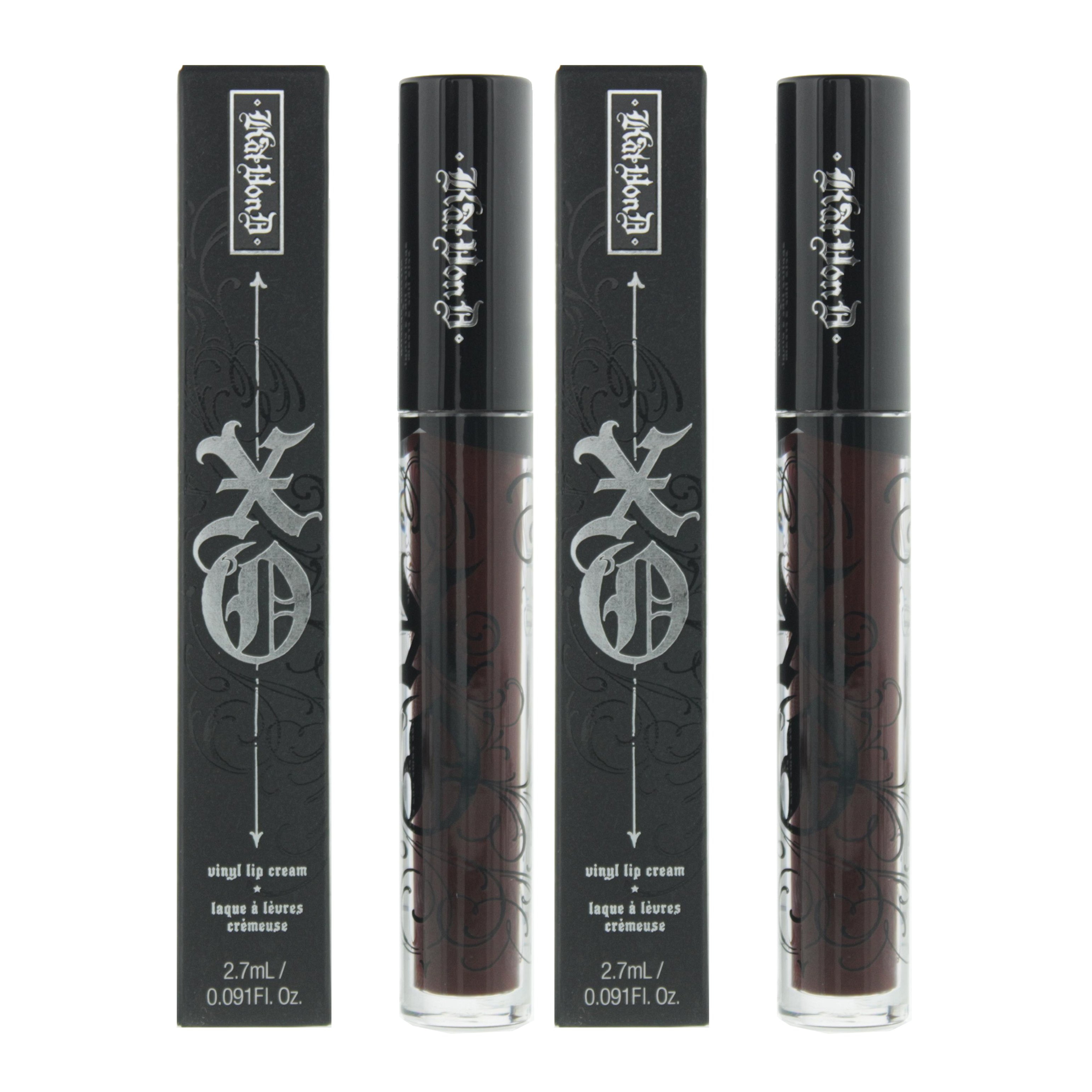KVD xO Vinyl Lip Cream - Lip Gloss 2.7ml - Dahlia x 2
