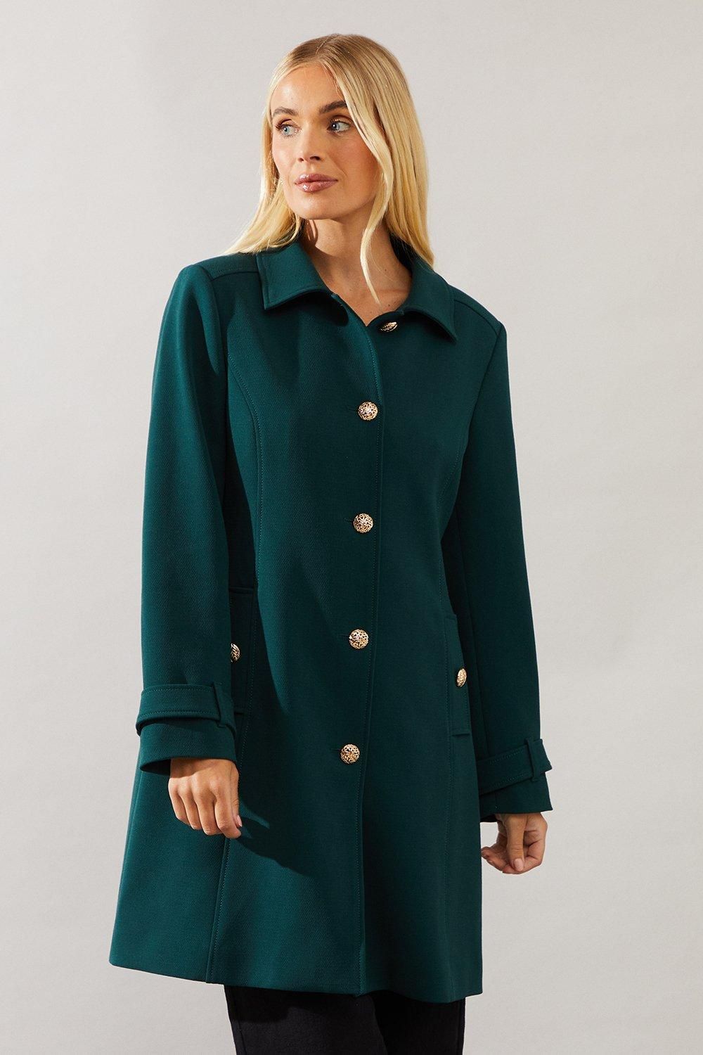 Wallis Berry Pea Coat Womens Smart Jackets & Coats