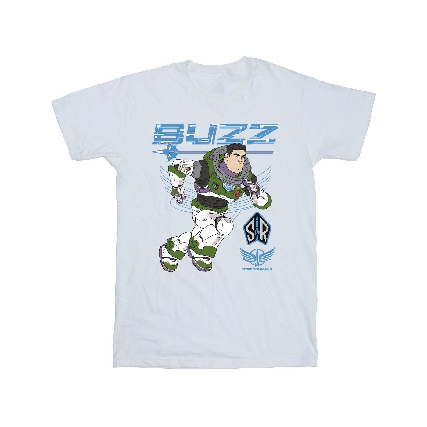 Disney Boys Lightyear Buzz Run To Action T-Shirt (White)