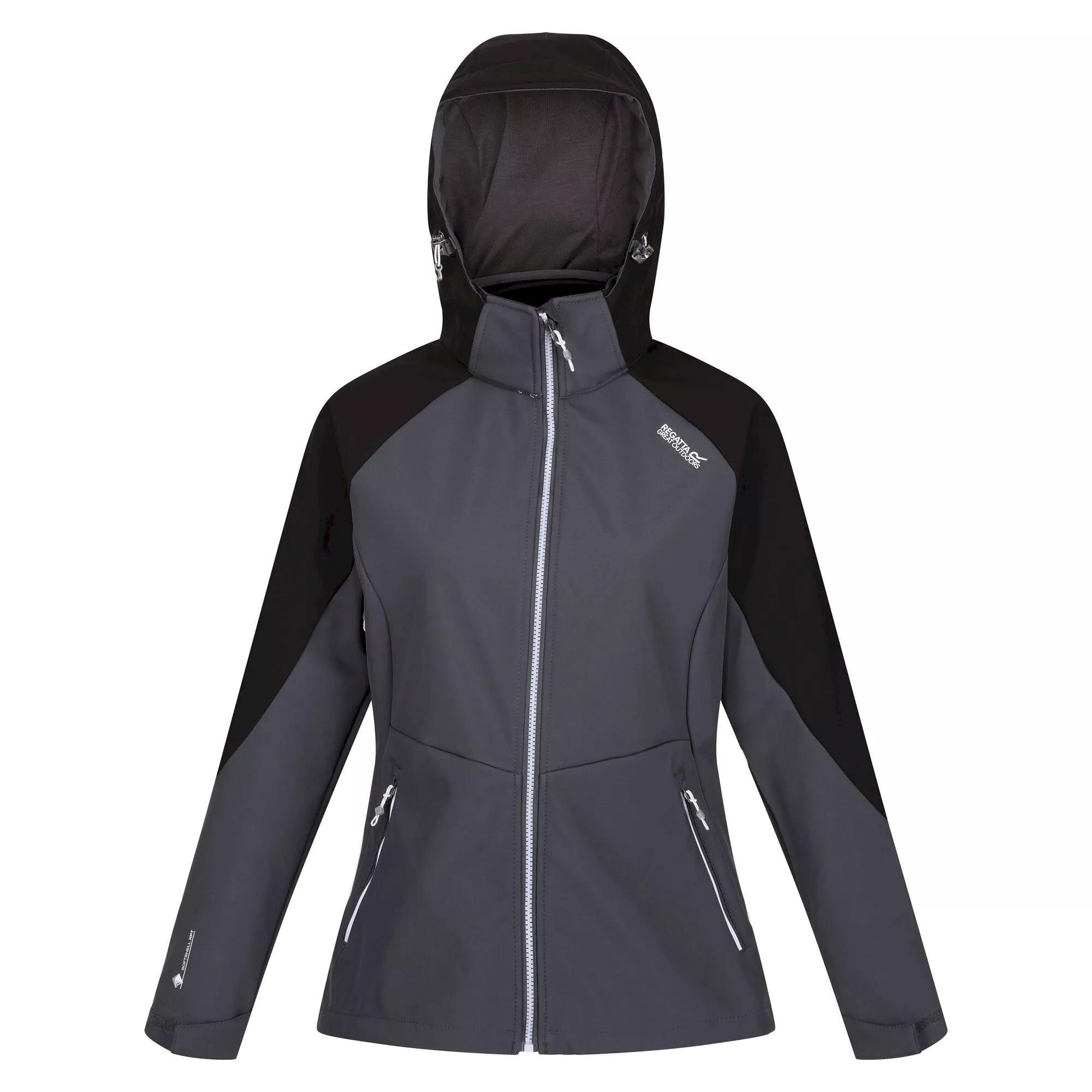 Regatta Womens/Ladies Desoto VIII Lightweight Jacket (Black/Seal Grey)