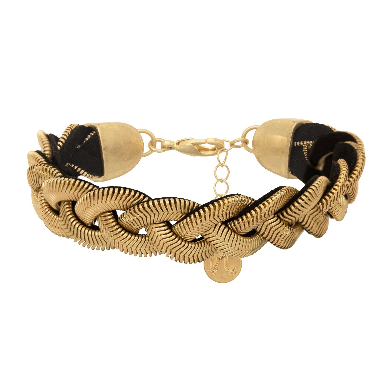 Gold 'Plaited' Bracelet