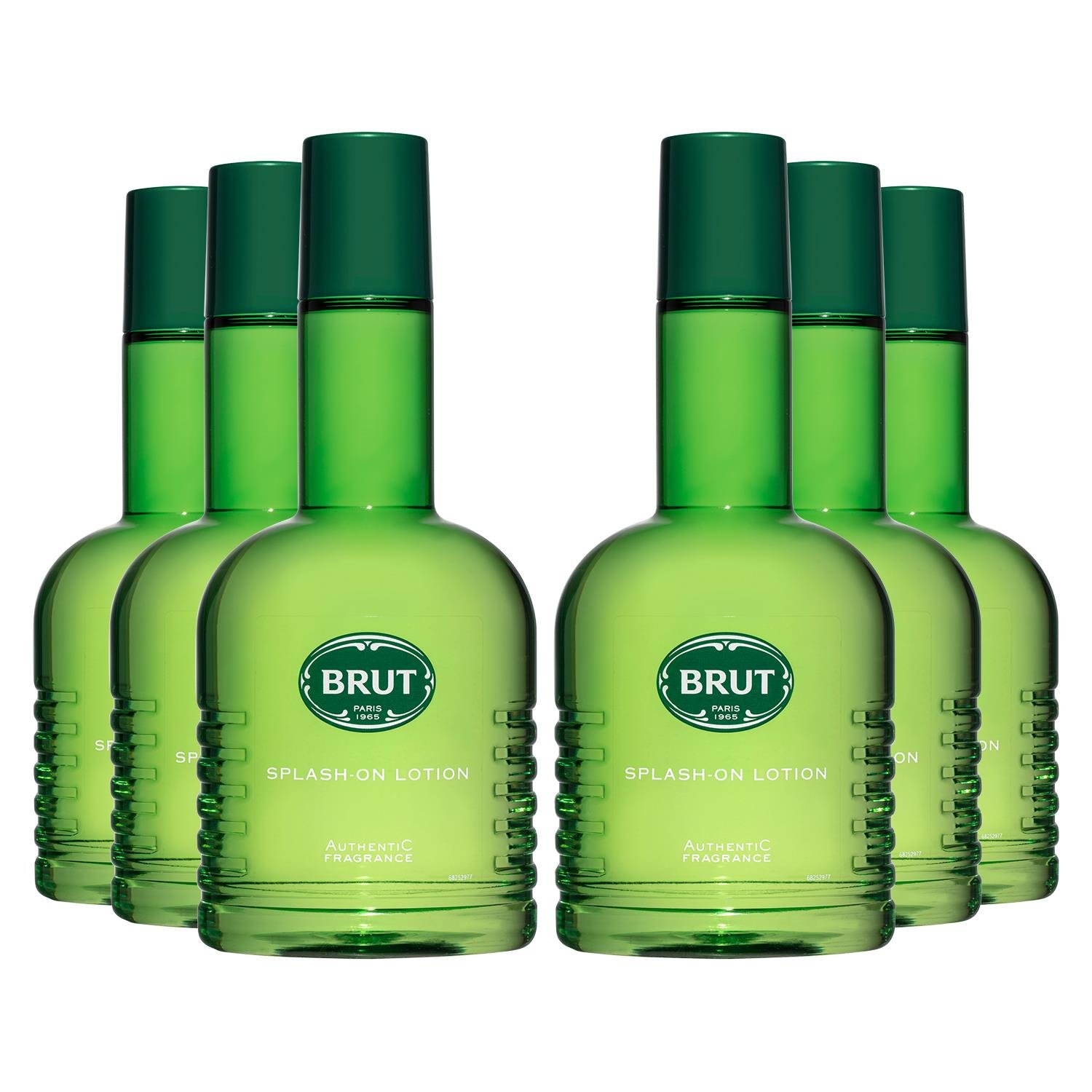 Brut Splash-On Body Lotion with Original Fragrance for Men 200ml, 6-Pack