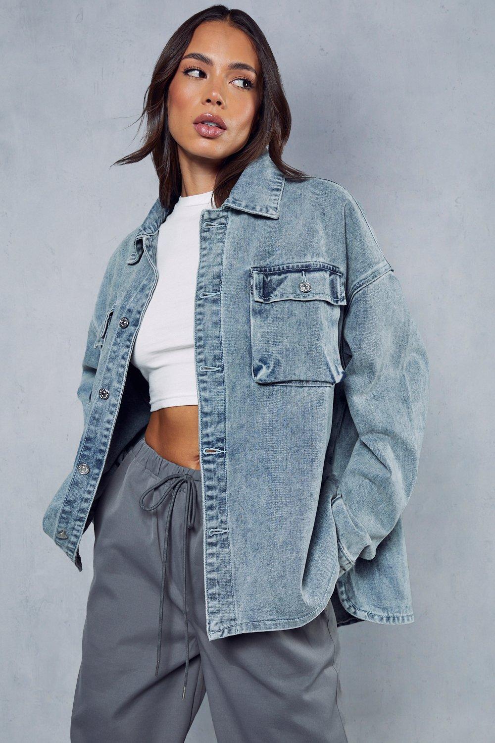 Extreme Oversized Denim Shacket