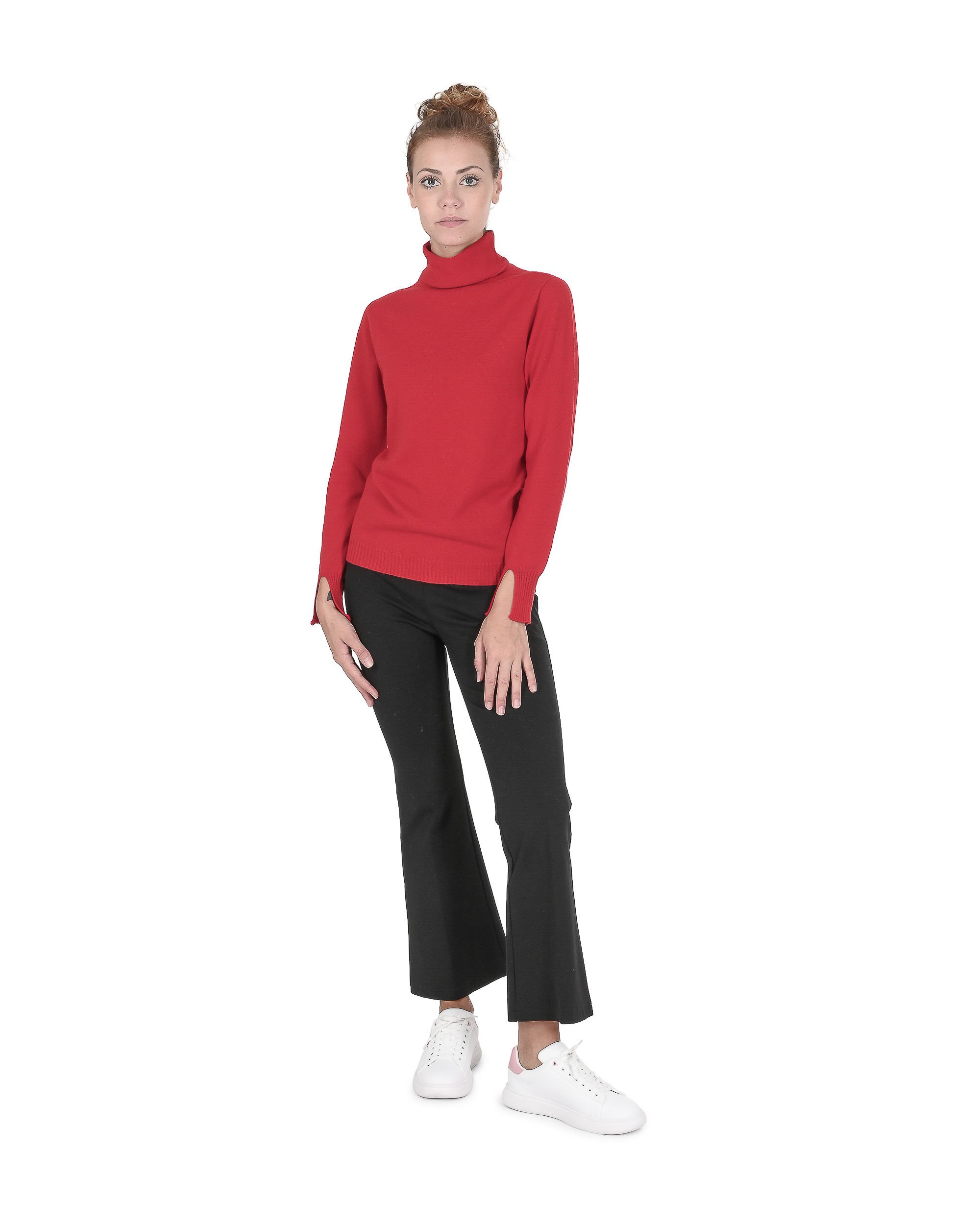 Crown Of Edinburgh Cashmere Dames Coltrui Coe 0023 Rood