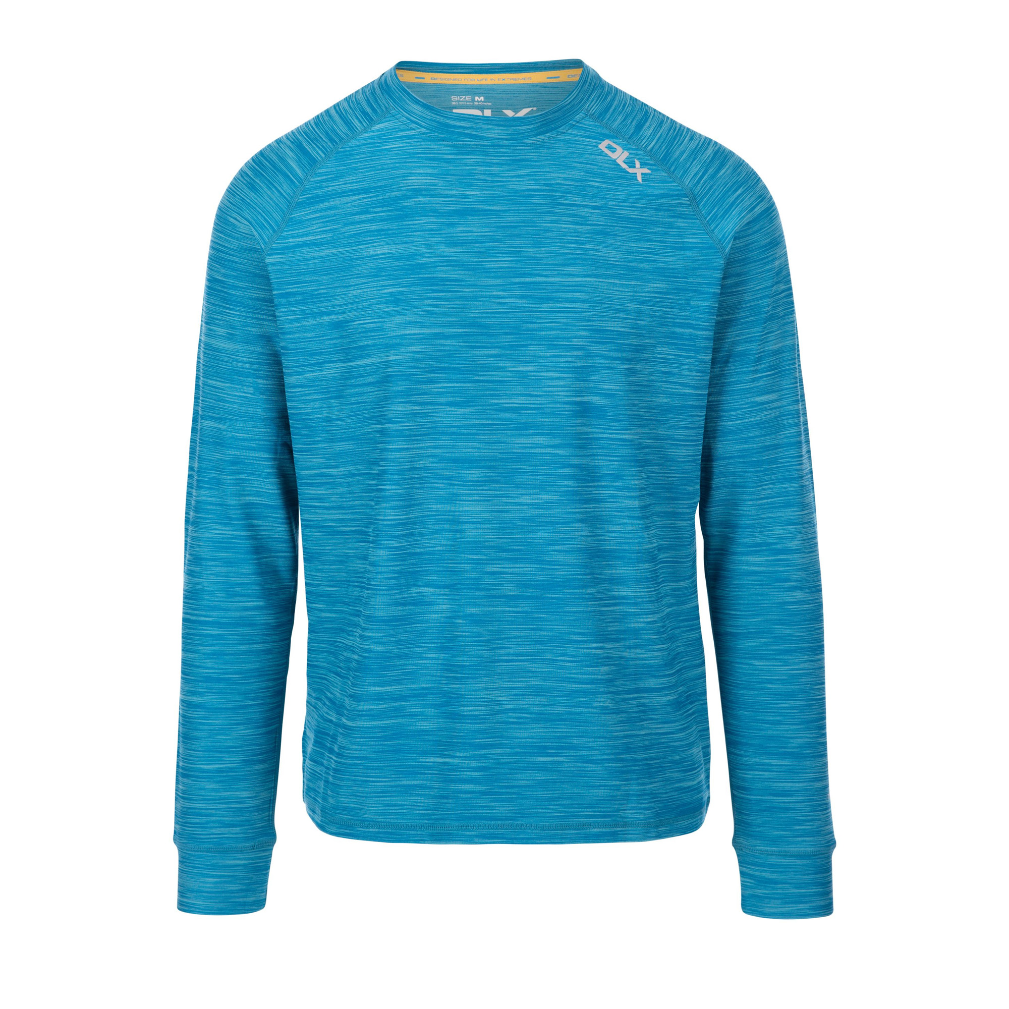 Trespass Mens Callum DLX Long-Sleeved T-Shirt (Bondi Blue Marl)