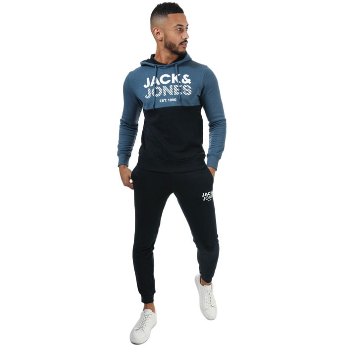 Men's Jack Jones Miller Tracksuit in Navy