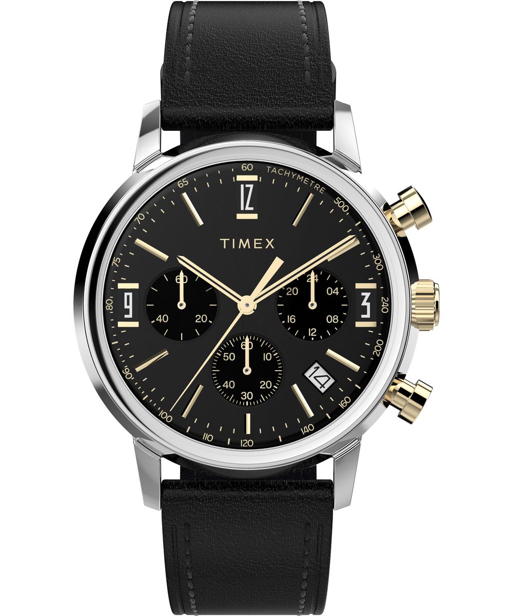 Timex Marlin Chrono Heren Zwarte Horloge TW2W51500