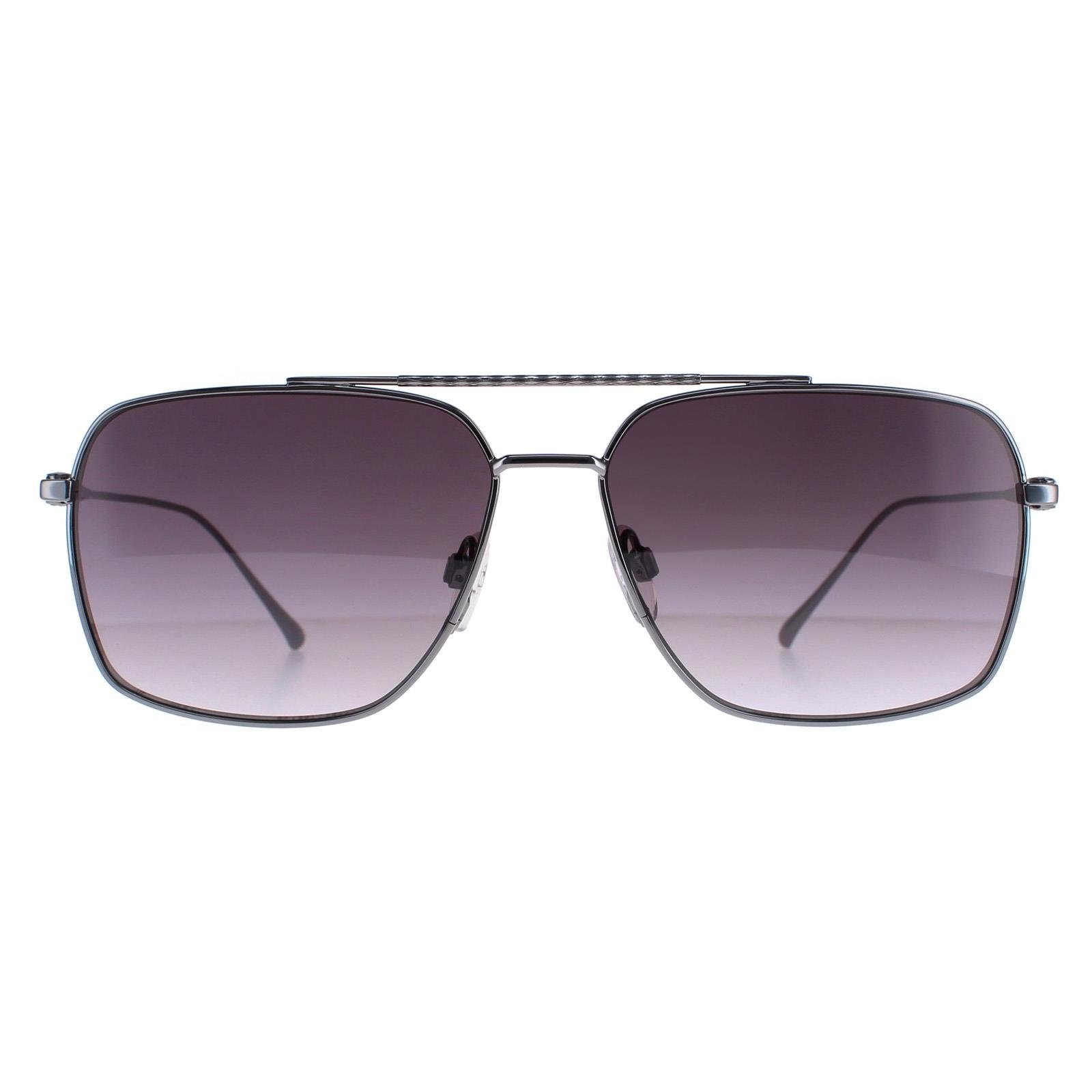Ted Baker Aviator Mens Gunmetal Grey Gradient TB1624 Mills