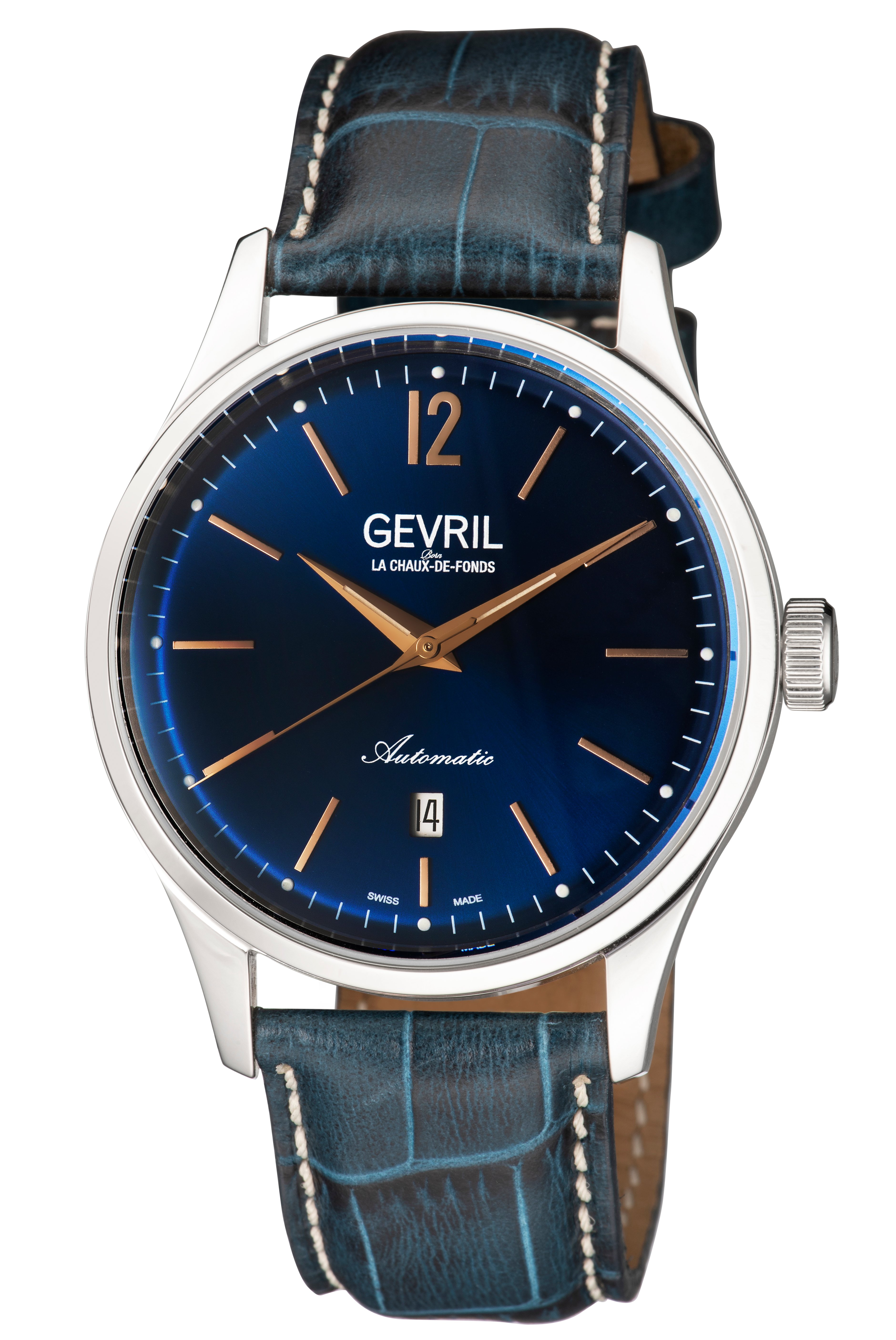 Gevril Five Points 4253A Swiss Automatic Sellita SW200 Watch