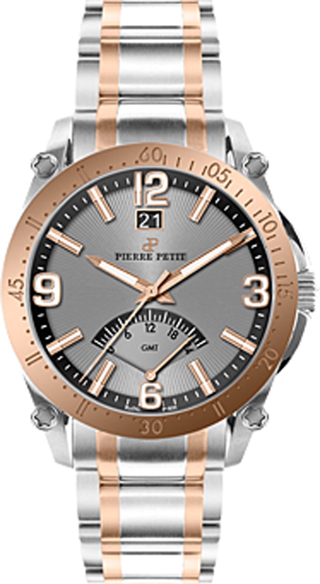 Pierre Petit: Mens Serie Le Mans Silver Watch