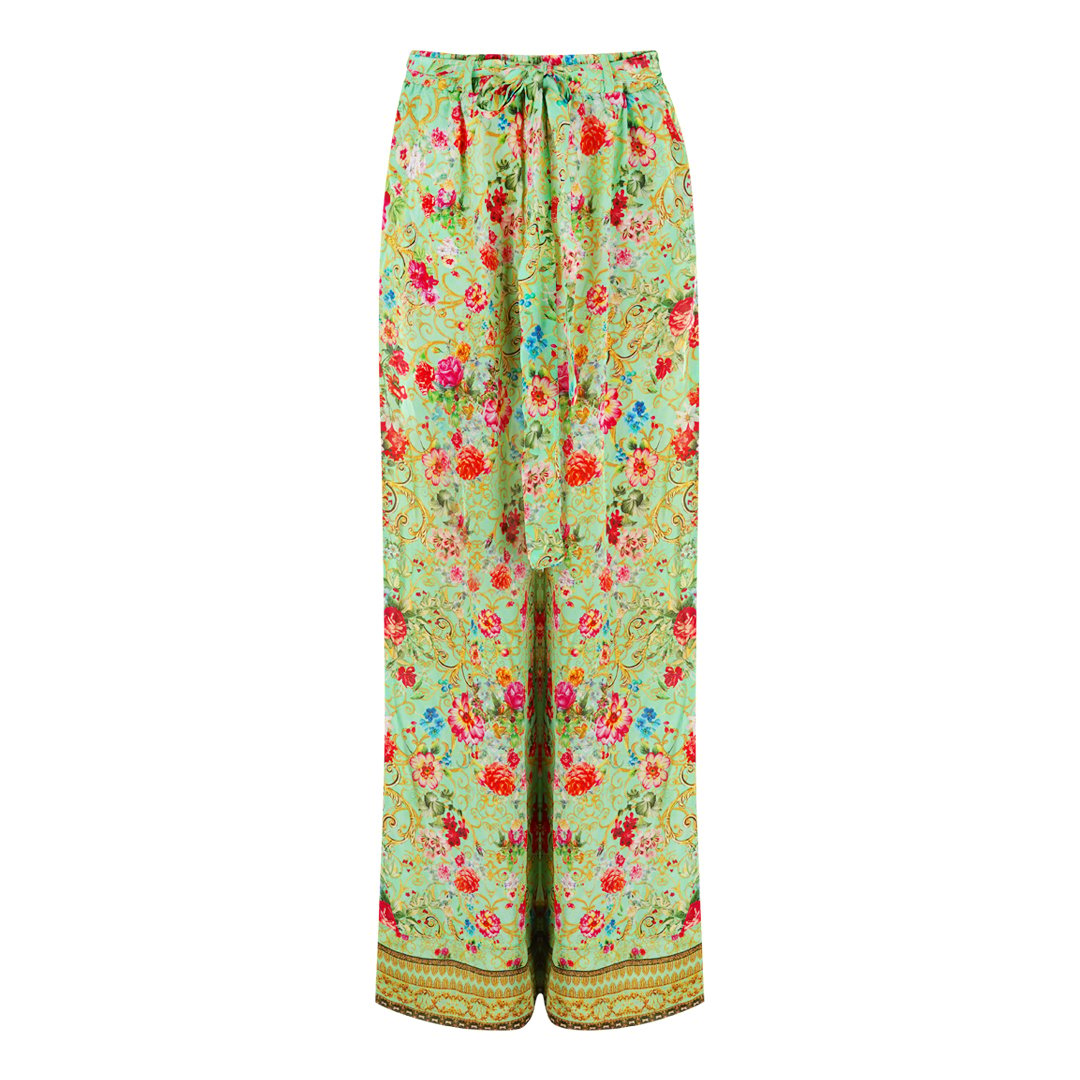 Inoa Chartreuse 12007 Green Slouch Trousers