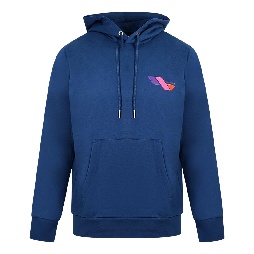 Diesel S-Girk-Hood-K3 Blauer Hoodie
