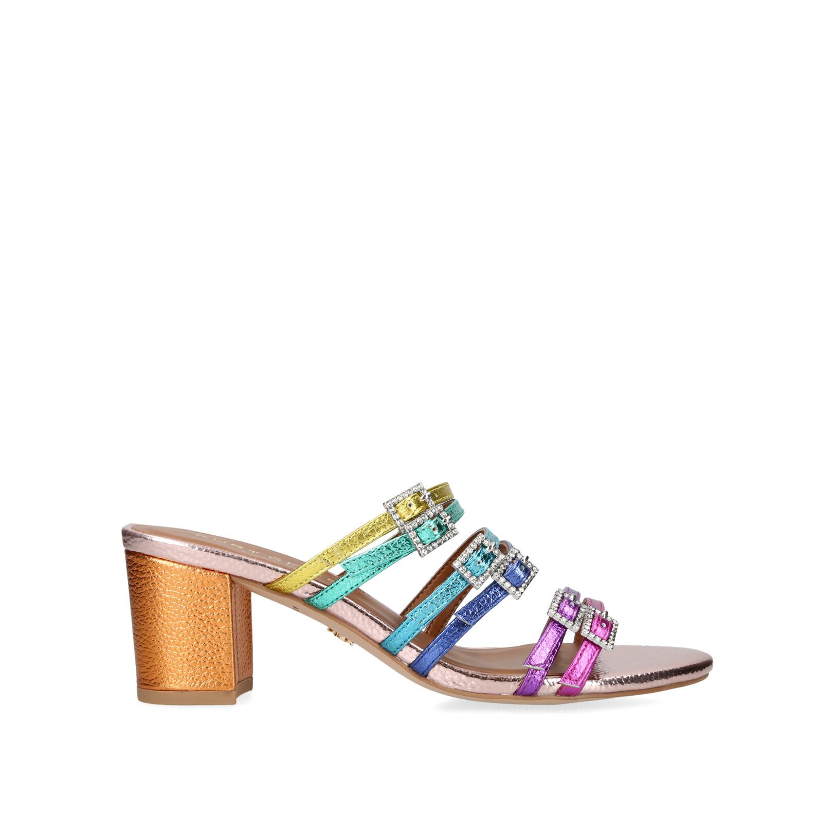 Kurt Geiger London Leather Pierra Block Mule Mules